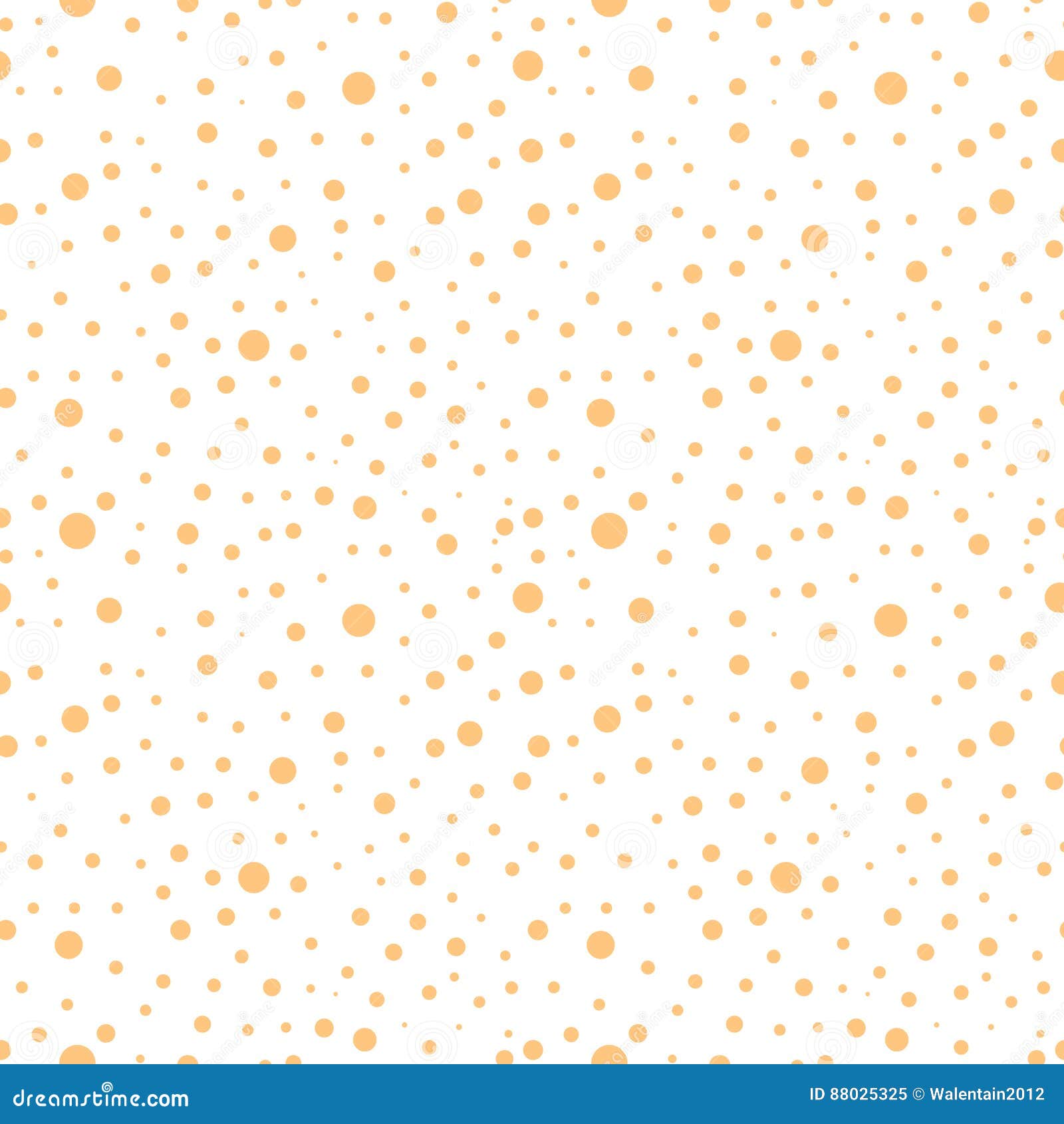 Seamless Vector Pattern with Dots. Simple Beige Graphic Design. Dotted ...