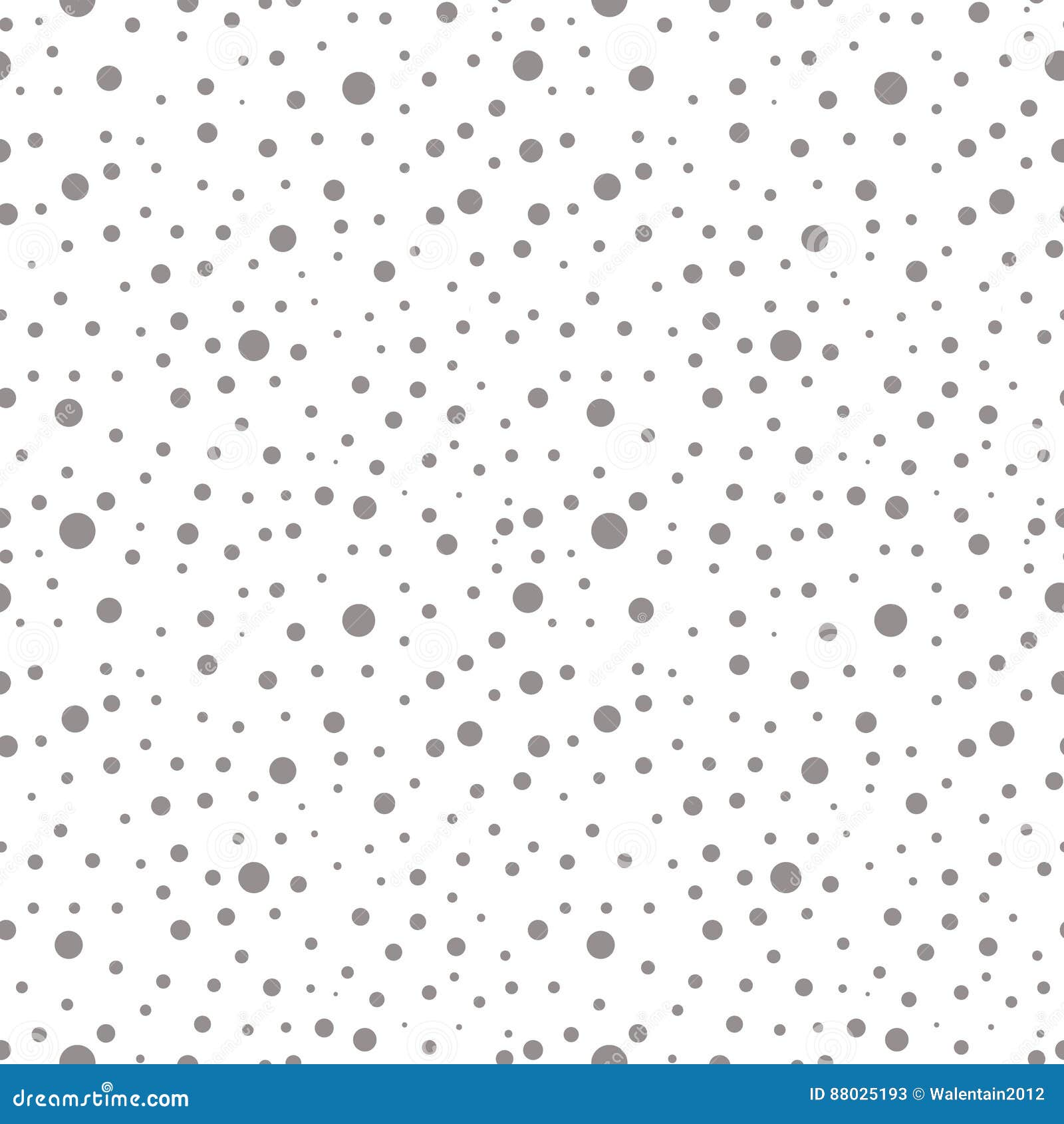 Seamless Vector Pattern with Dots. Simple Grey Graphic Design. Dotted ...