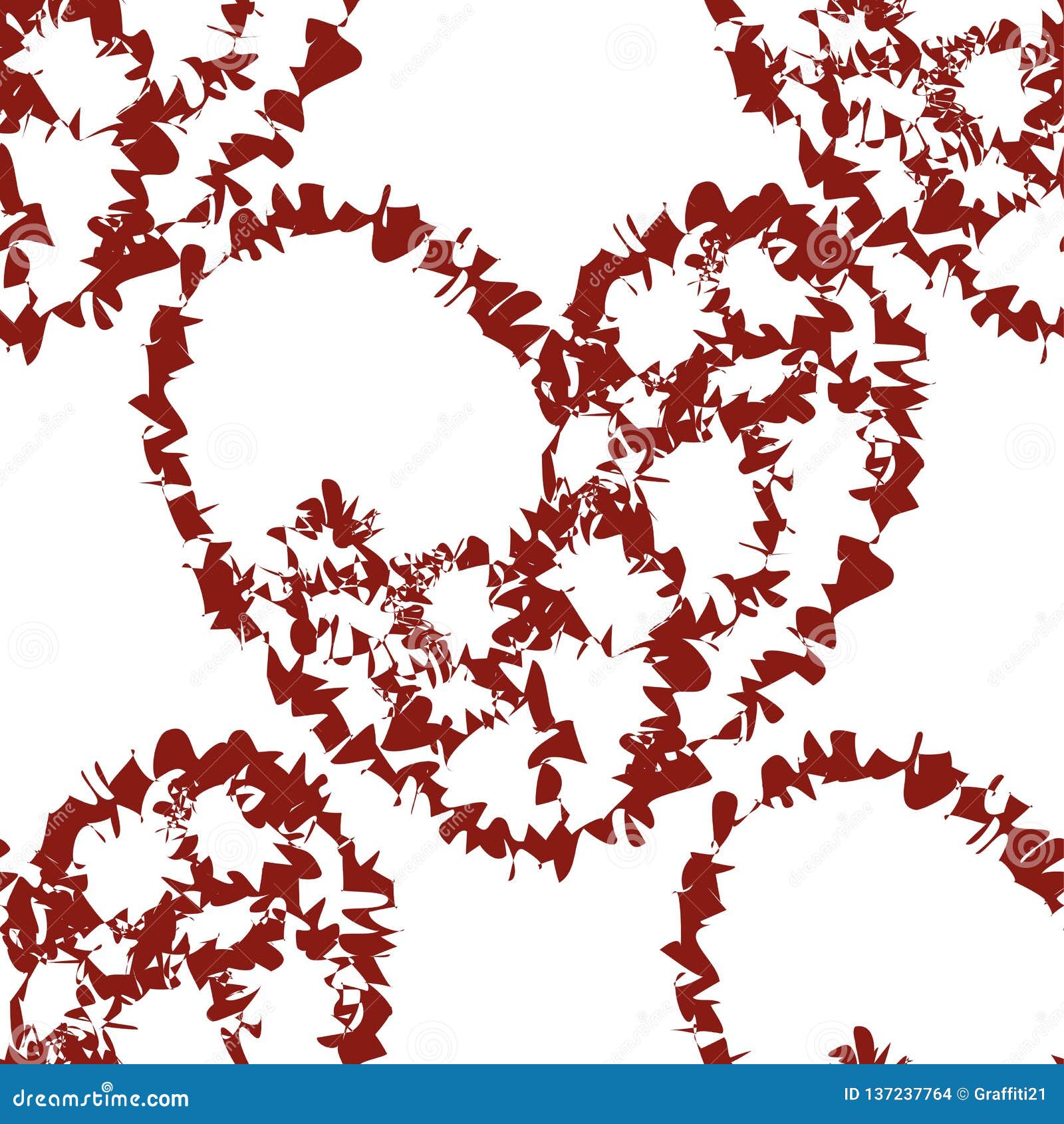 A Seamless Vector Pattern Featuring Repeating Hearts. this Romantic ...