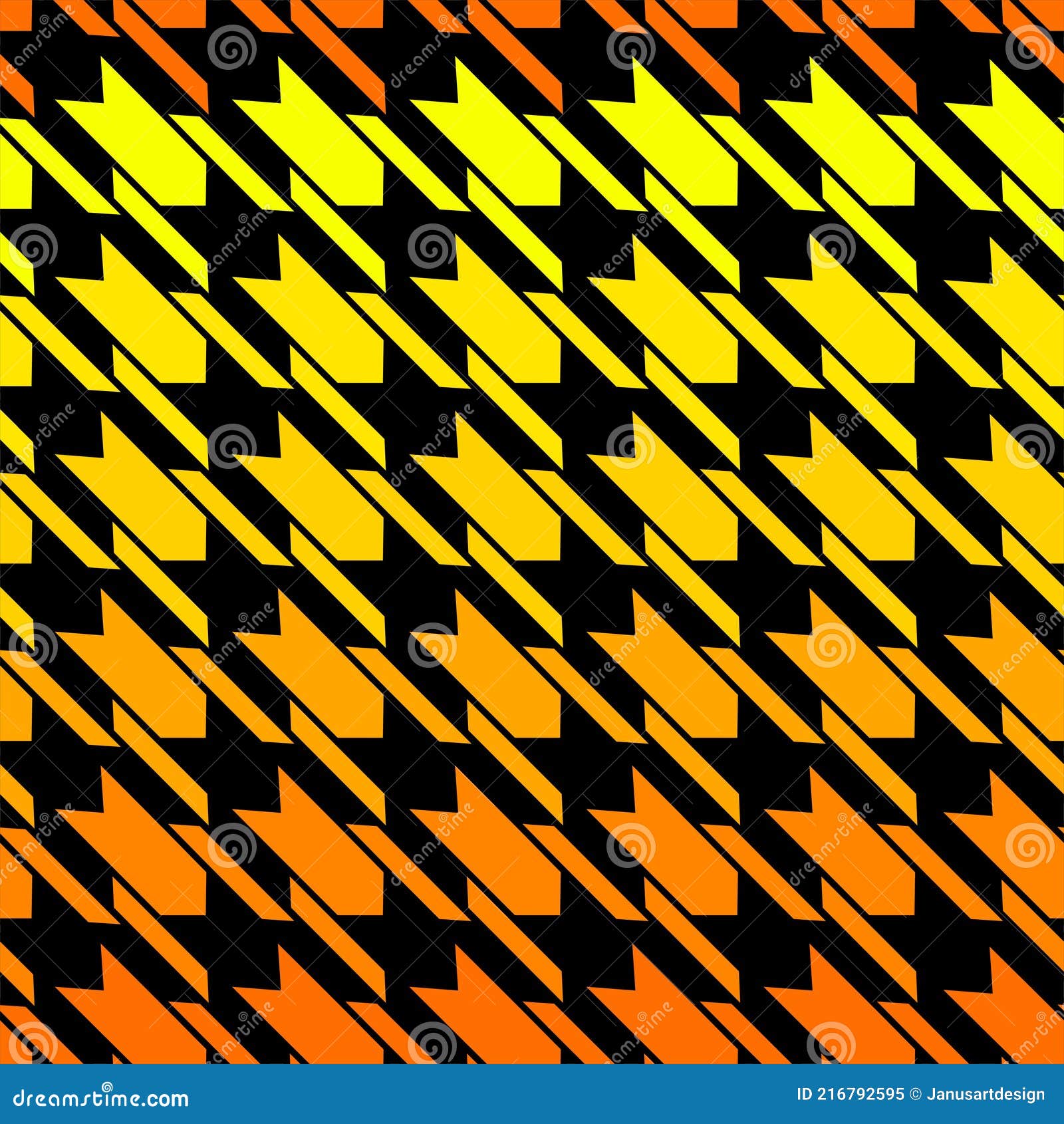 Seamless Vector Pattern - Popular Houndstooth Gradient Pattern from ...