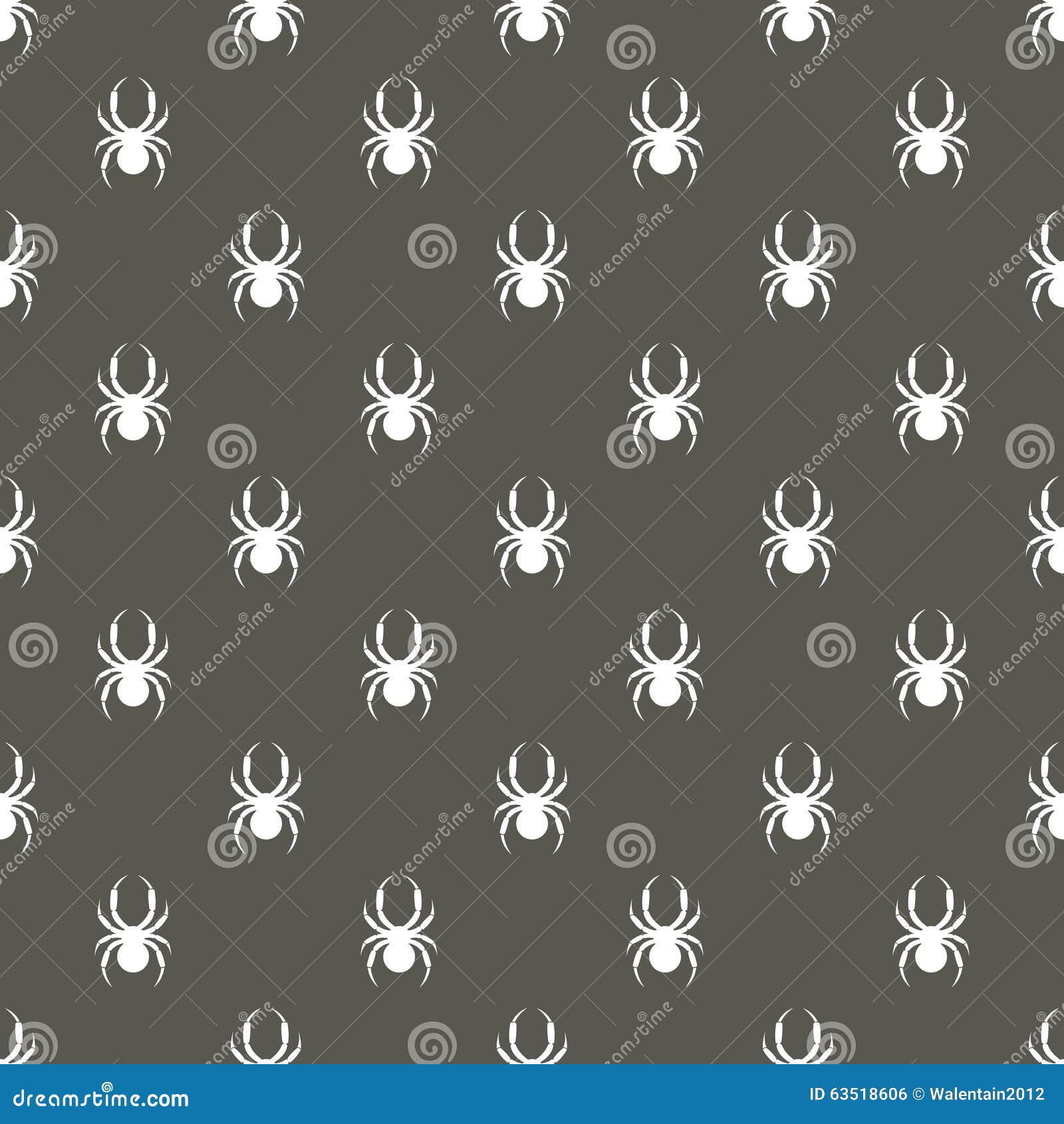 Symmetrical Spiders Cartoon Vector | CartoonDealer.com #33784621