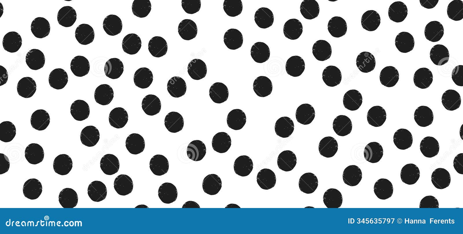 Seamless Vector Pattern with Irregular Crayon Dots and Splotches on a ...