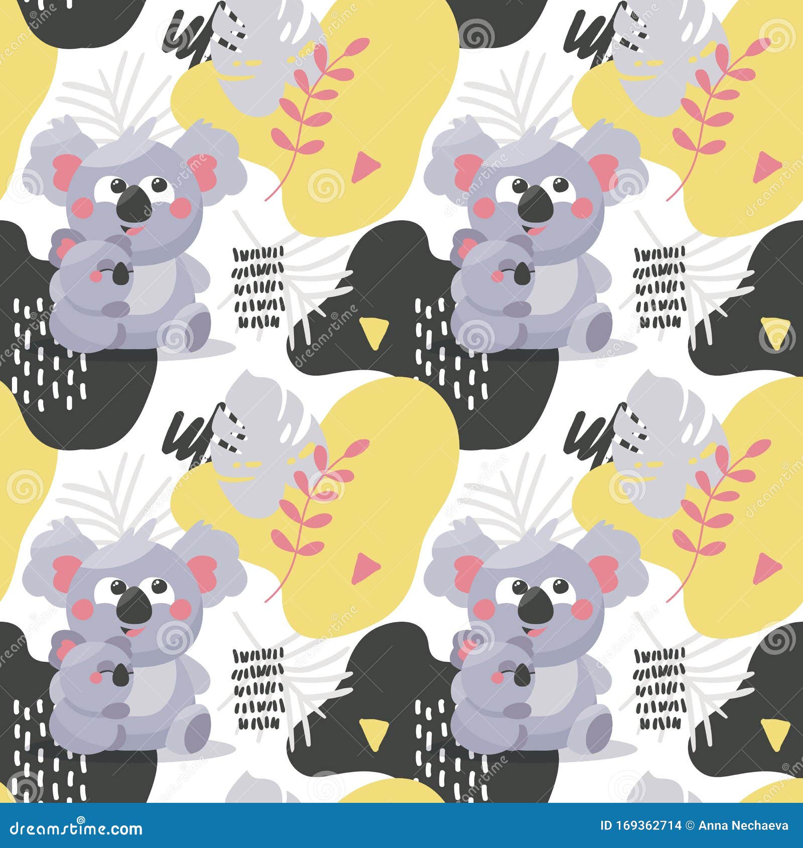 Save The Koala, Koala Outline Drawing On A Branch And Themed Lettering ...