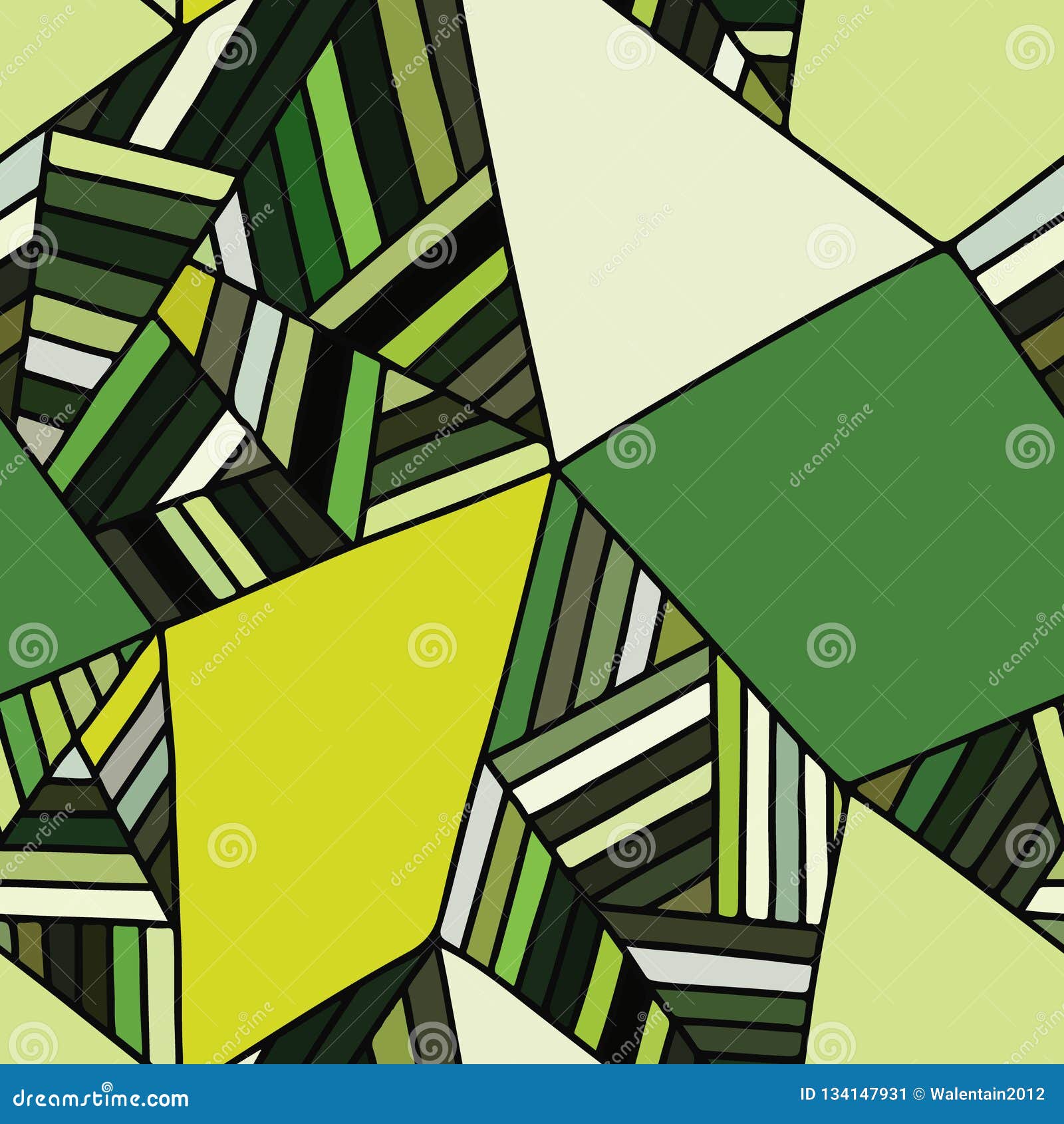 Seamless Vector Pattern, Lined Asymmetric Geometric Background with ...