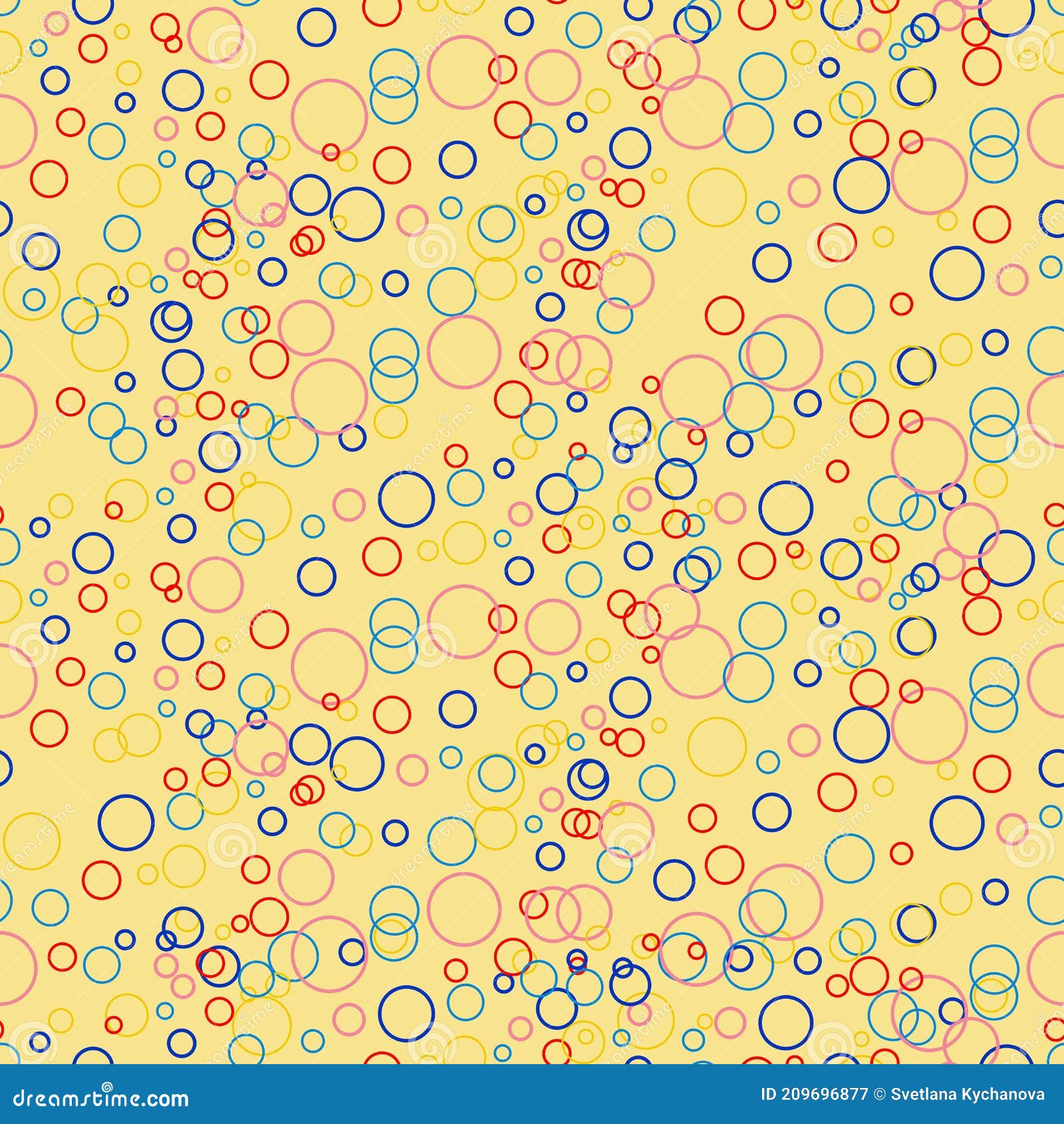 Multi-collored Bubbles Seamless Pattern Stock Vector - Illustration of ...