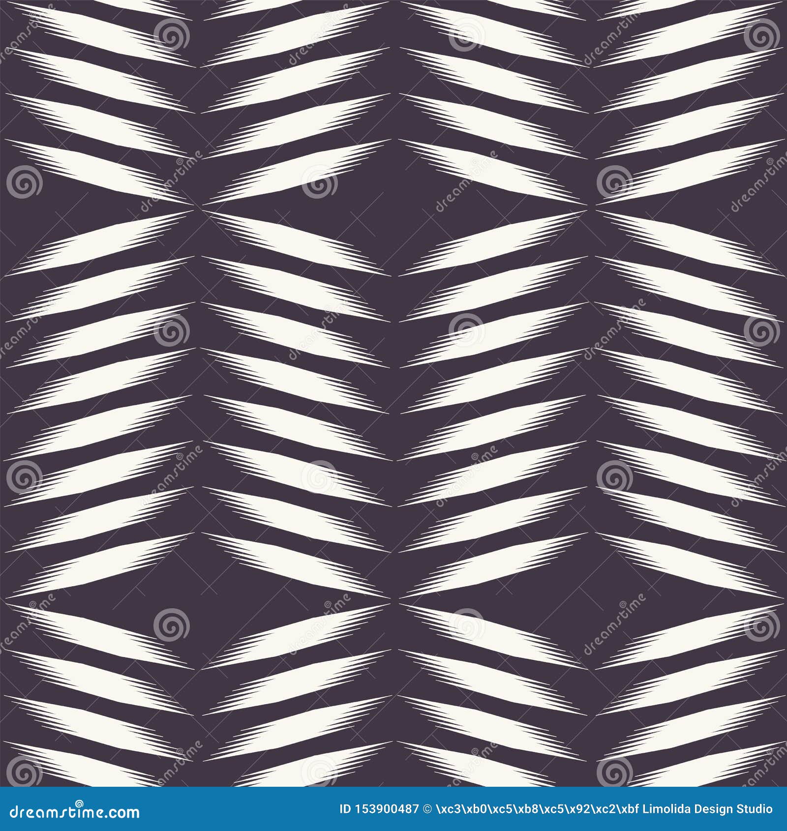 Seamless Vector Pattern. Modern Geometric Hand Drawn Woven Diamond ...