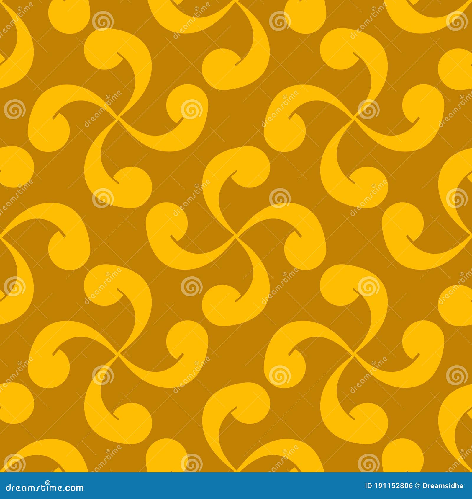 Seamless Pattern with Basque Cross Lauburu Stock Vector - Illustration ...