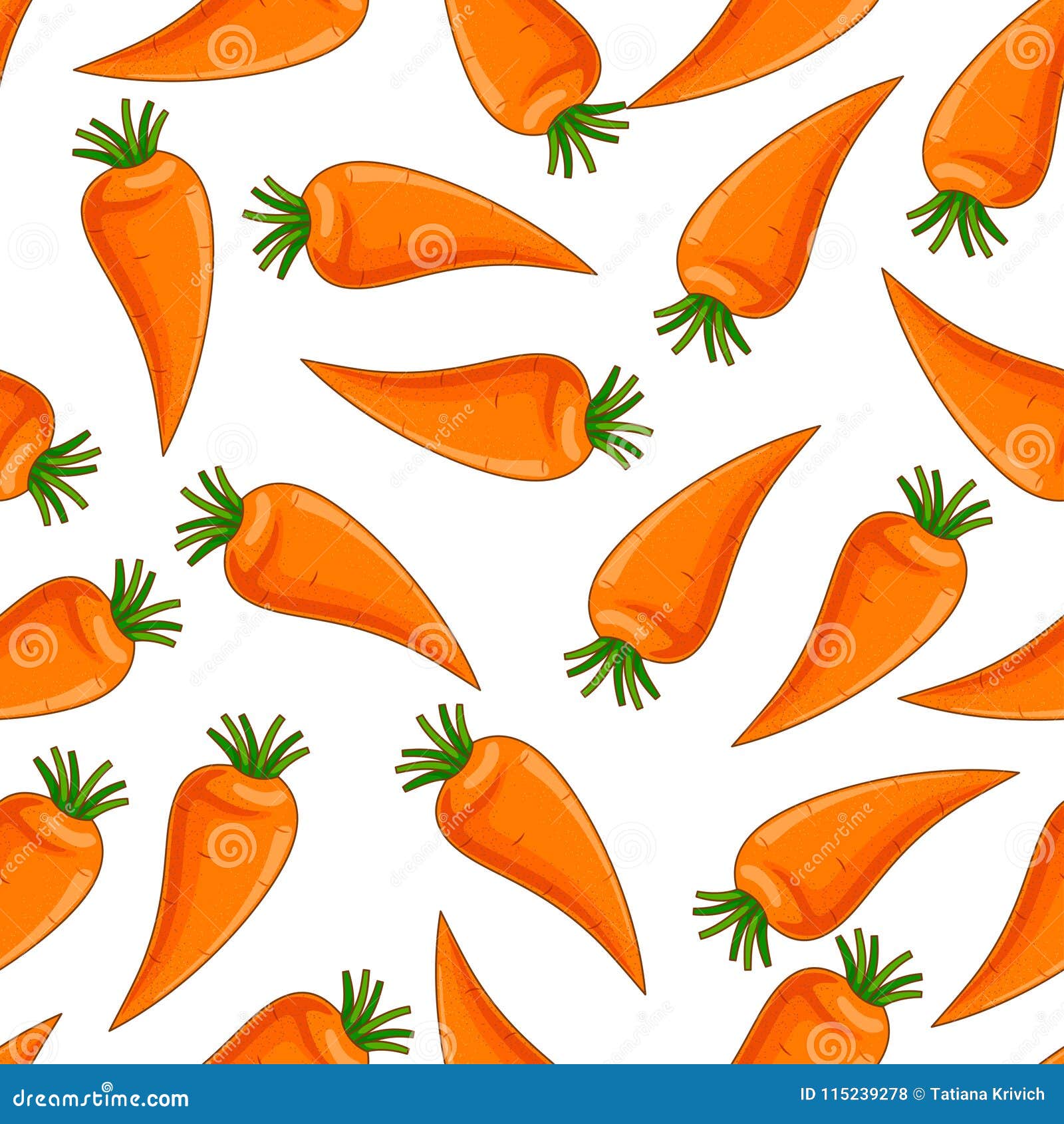 Seamless Vector Pattern of Ripe Carrot Stock Vector - Illustration of ... Seamless Vector Pattern of Ripe Carrot Stock Vector - Illustration of ...