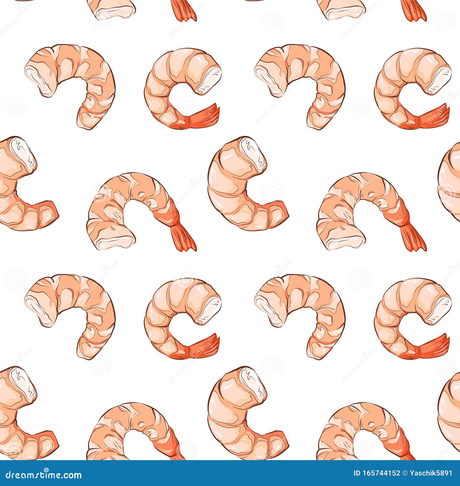 Shrimp Realistic Vector Illustration Stock Illustrations – 694 Shrimp ...