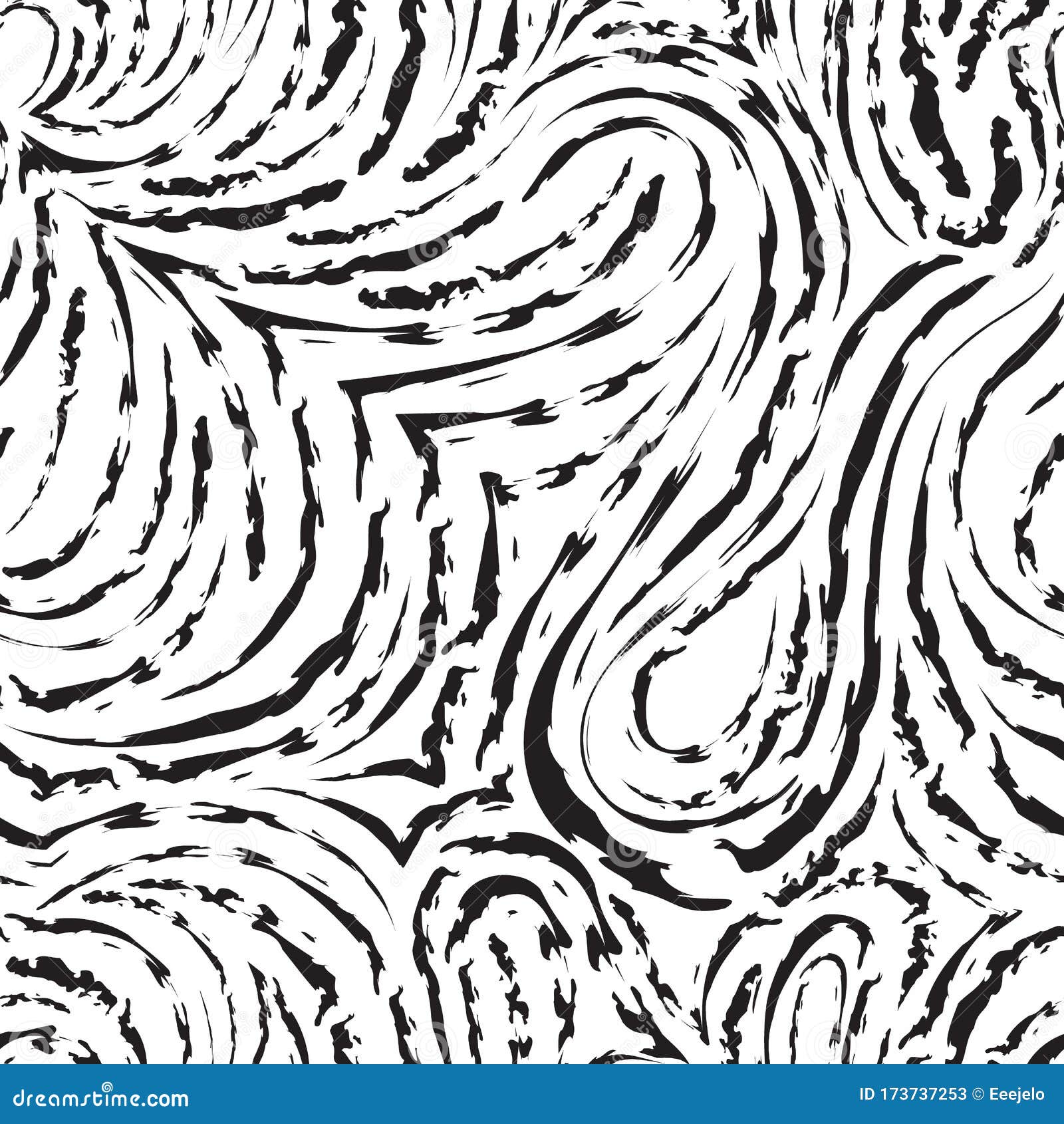 Seamless Vector Pattern of Smooth and Broken Lines in the Form of Loops ...