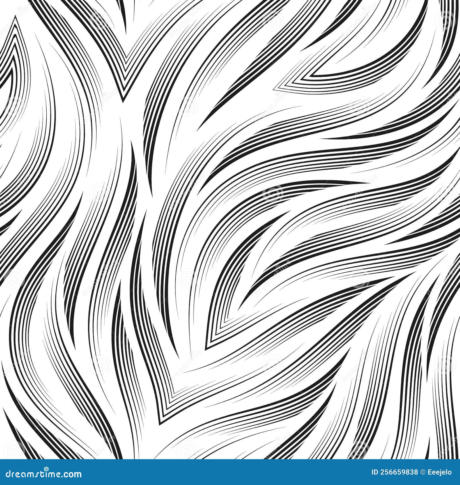 Seamless Vector Pattern of Smooth Lines and Angles. Geometric Seamless ...