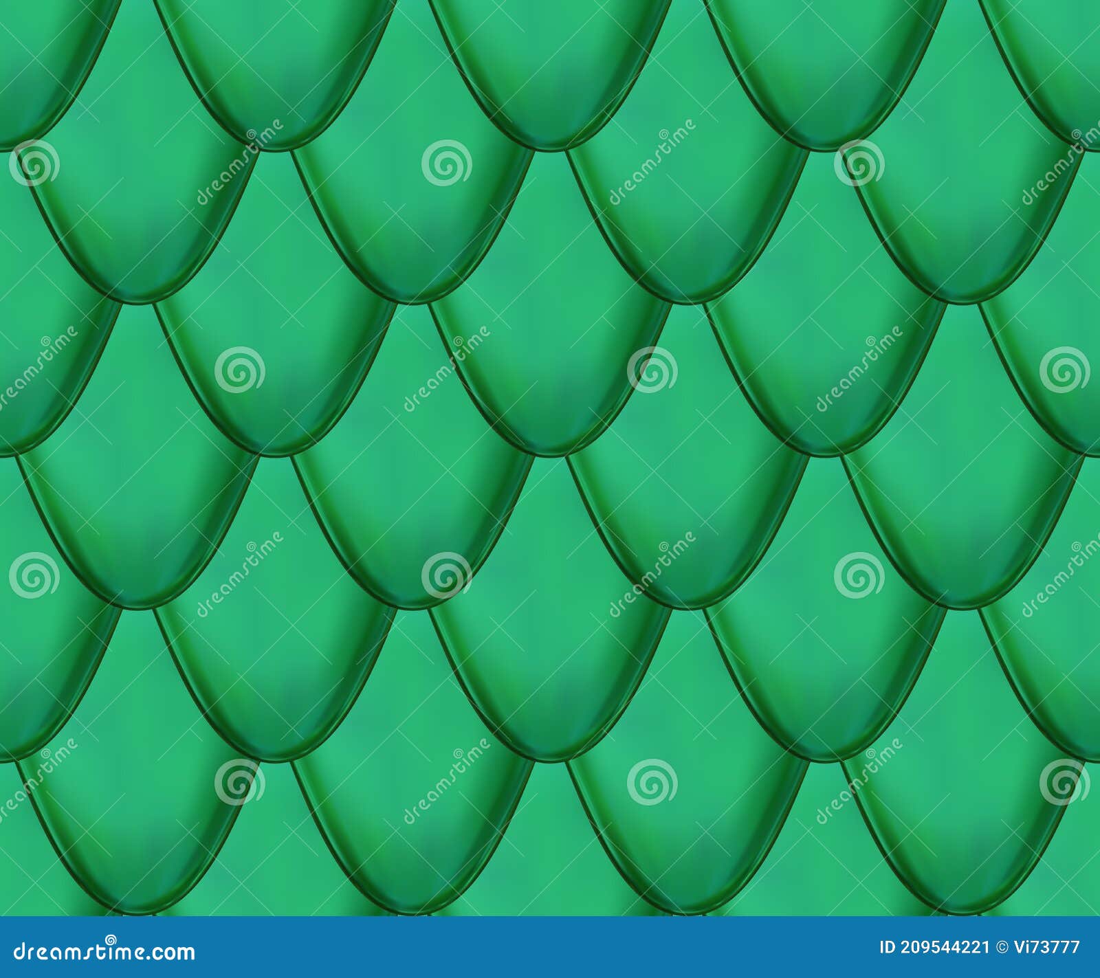 Seamless Vector Pattern. Snake or Dragon Green Skin with Scales ...