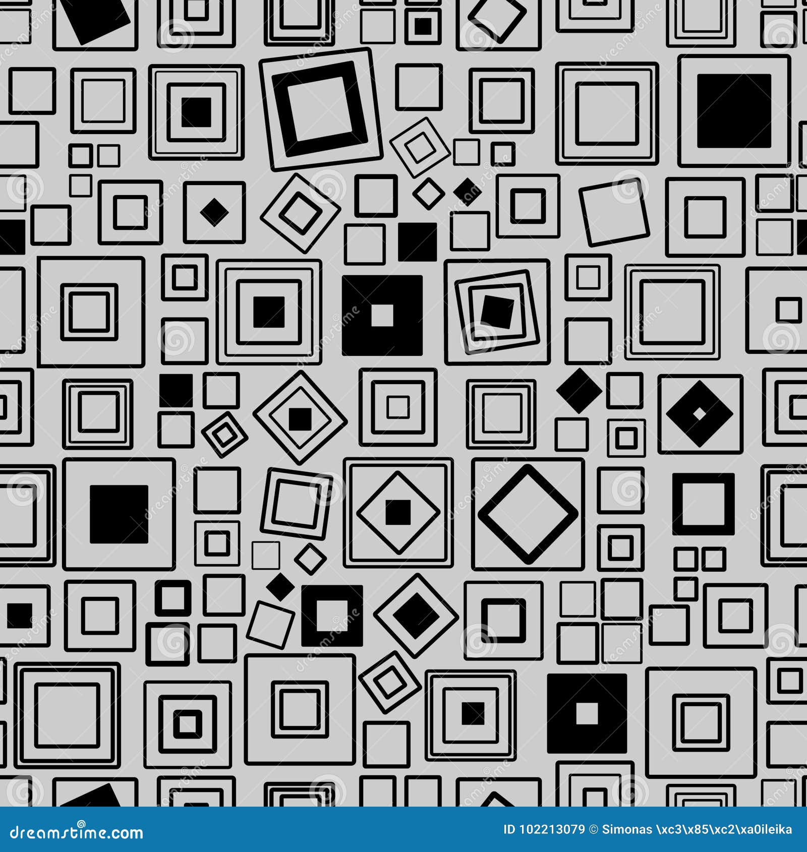 Seamless Vector Pattern. Squares Stock Vector - Illustration of ...