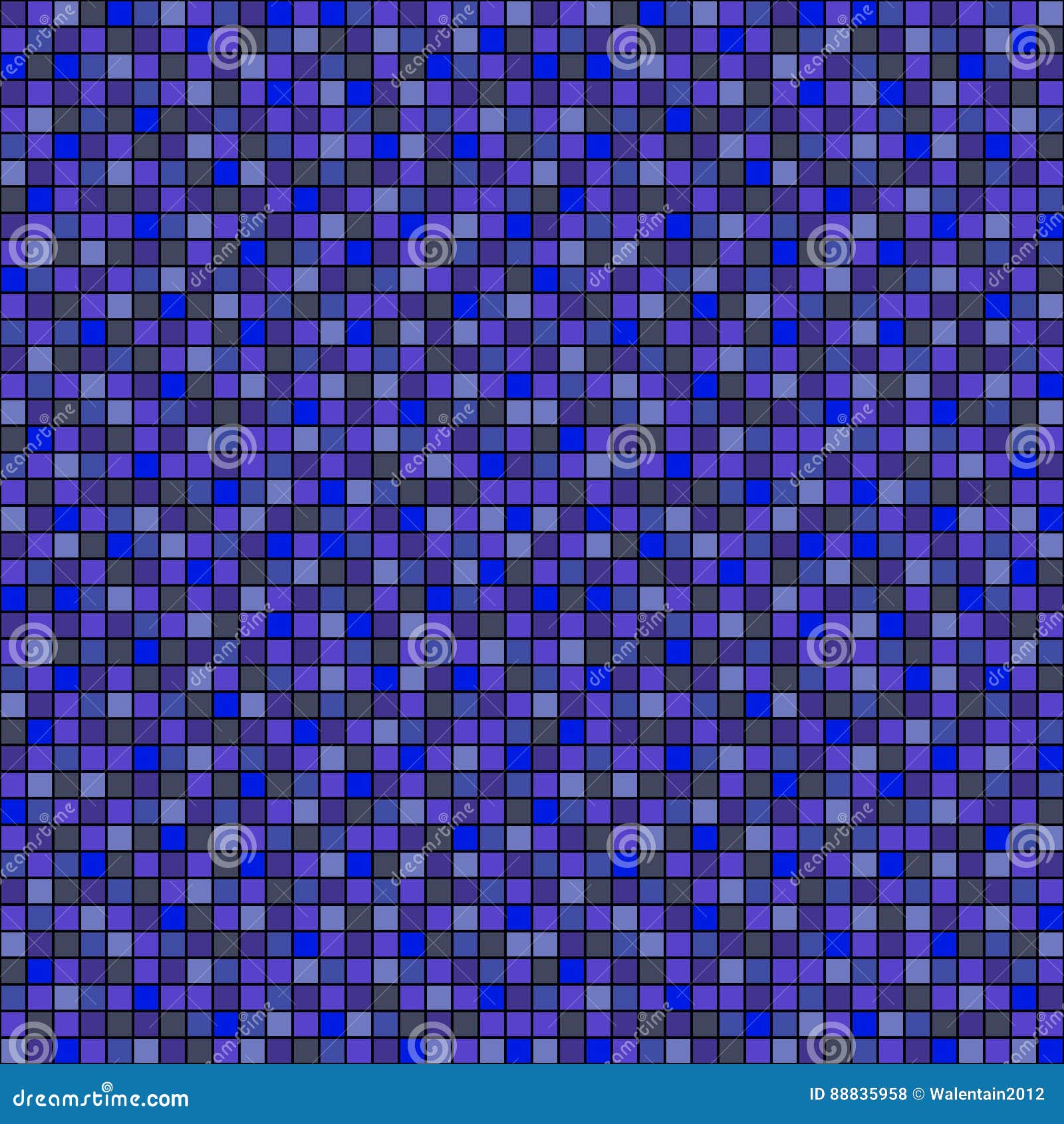 Seamless Vector Pattern with Squares. Simple Checkered Graphic Design ...