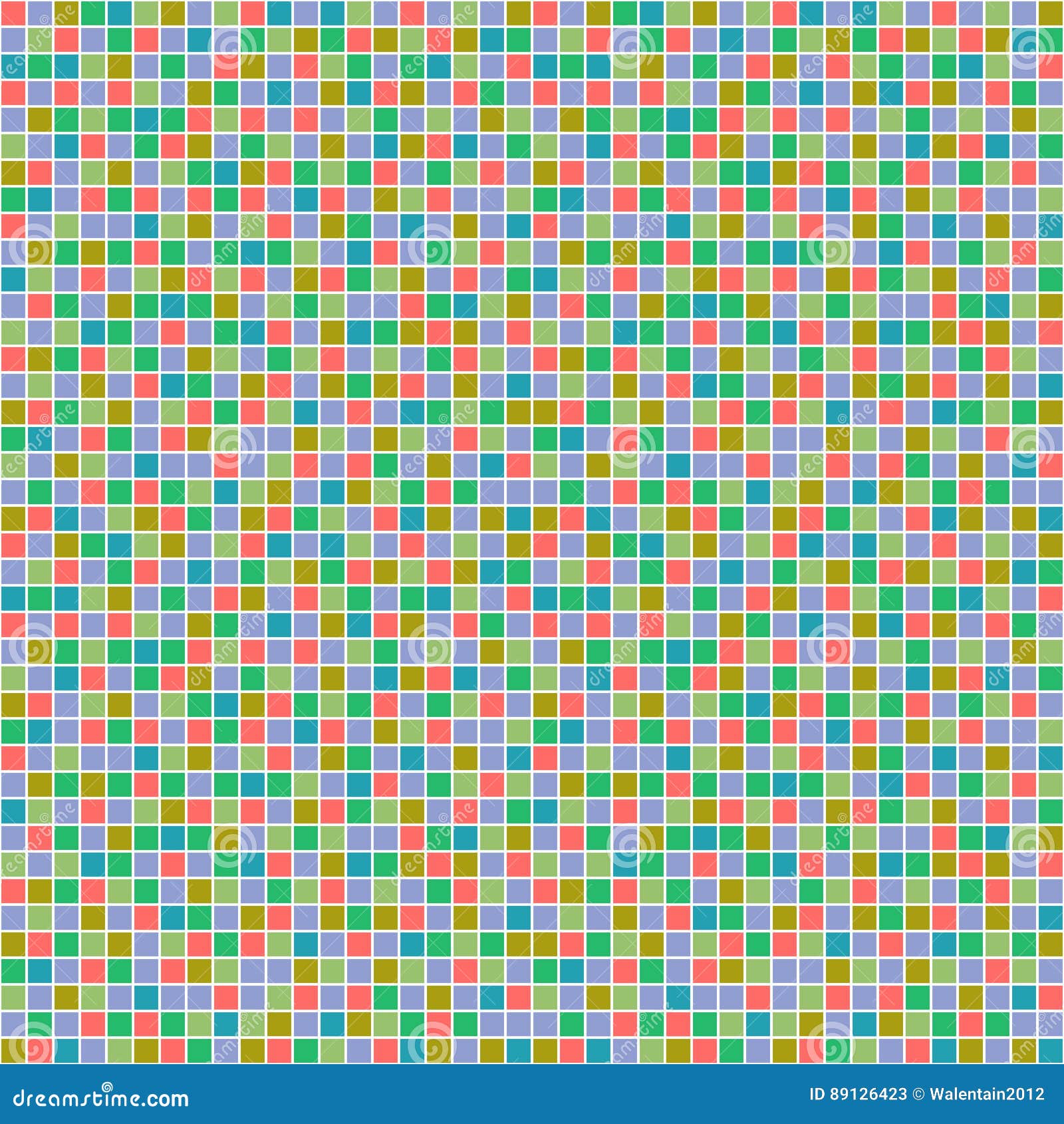 Seamless Vector Pattern with Squares. Simple Checkered Graphic Design ...