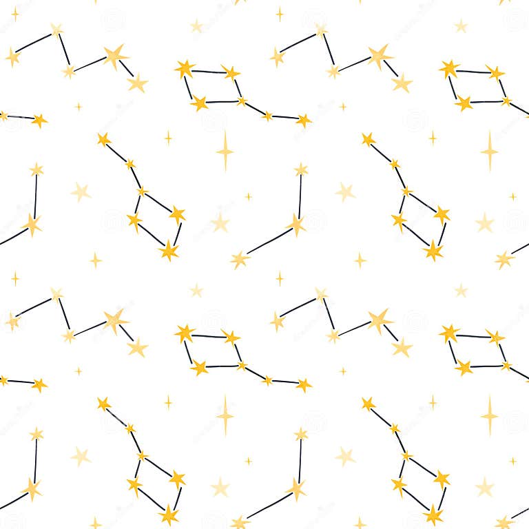 Seamless Vector Pattern with Stars for Background, Wallpaper, Print ...