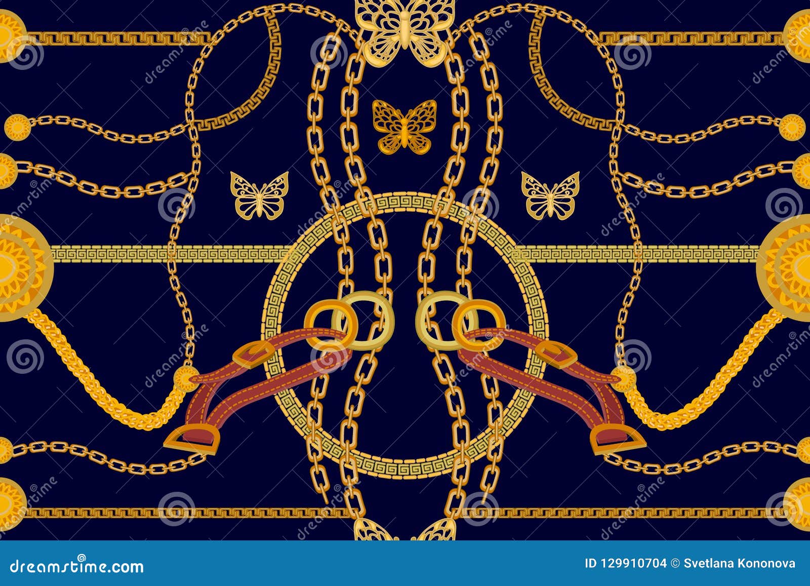 Luxurious golden print. stock vector. Illustration of decoration ...
