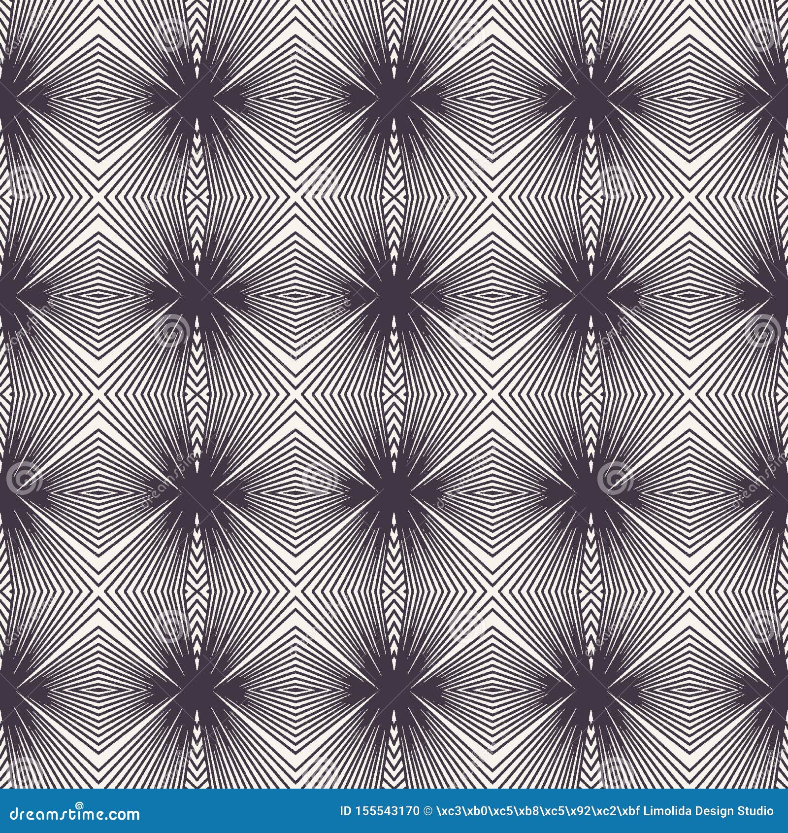 Seamless Vector Pattern. Striped Gradient Diamond Shape. Repeating ...