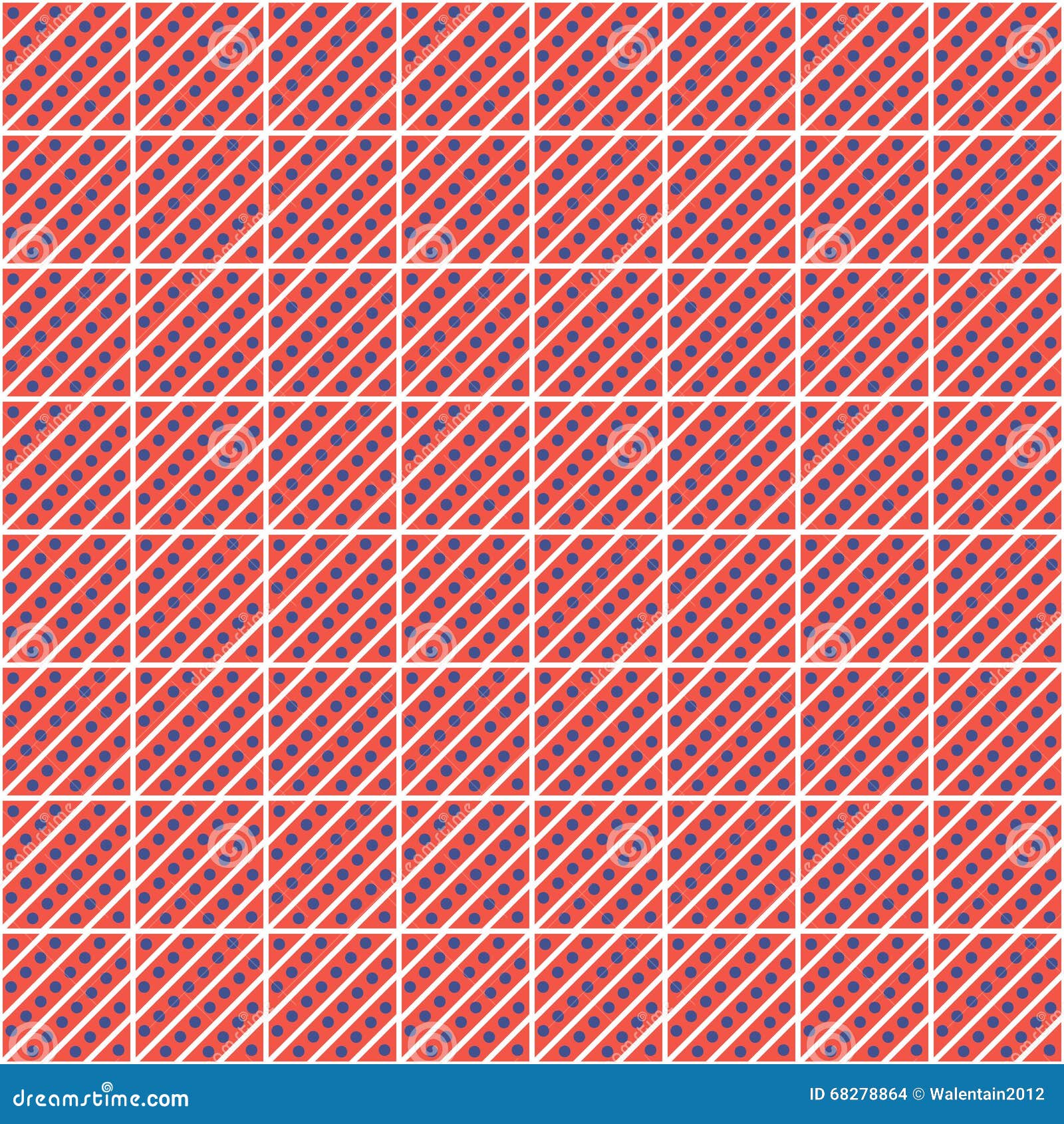 Seamless Vector Pattern. Symmetrical Geometric Abstract Red Background ...