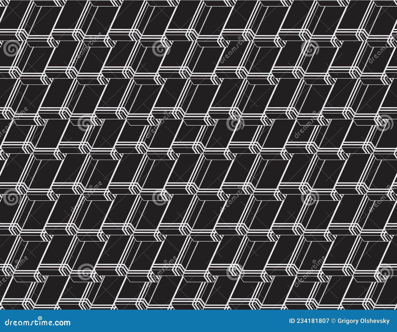 Seamless Vector Pattern or Texture. Vector Backgrounds with Contours of ...