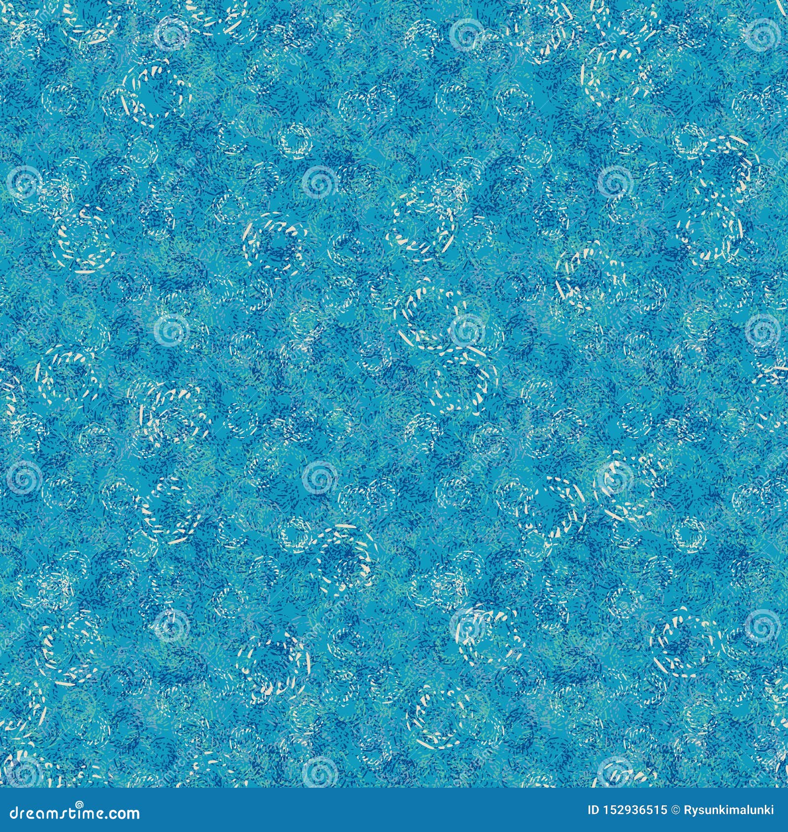Seamless Vector Pattern with Water Surface and Ripples during Rain ...