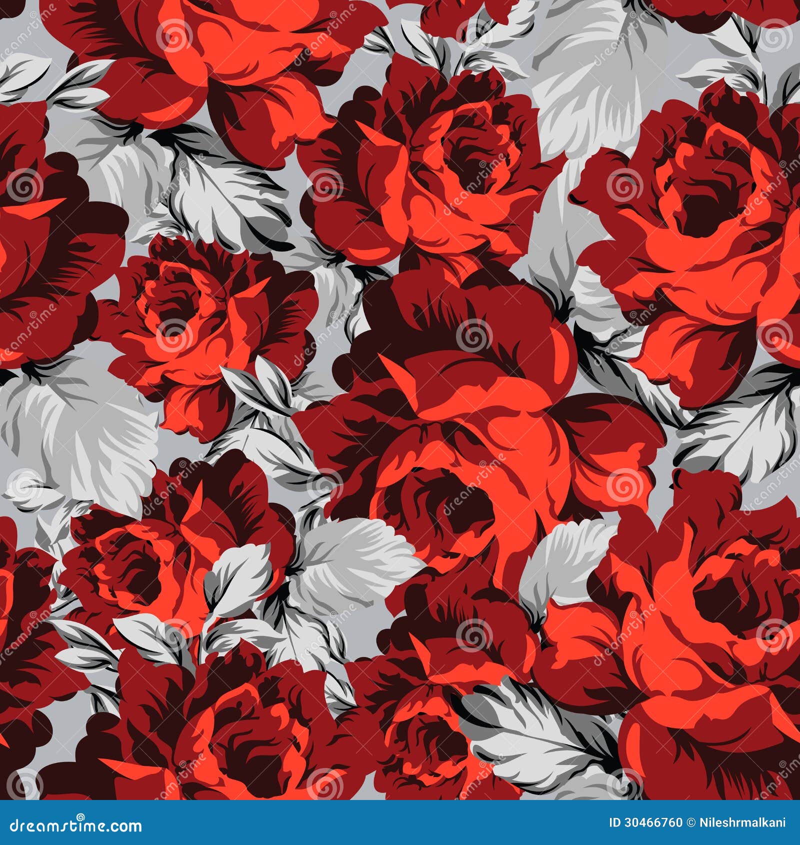 Rose Wallpaper Seamless Illustration Royalty-Free Stock Image ...