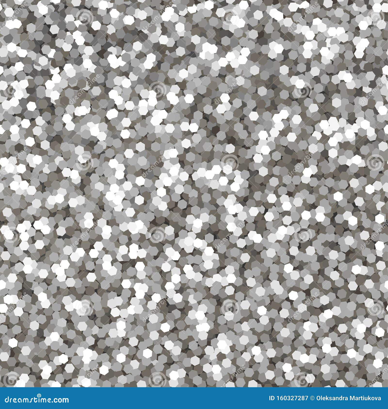 Seamless Vector Silver Glitter Texture Luxury Christmas Silver