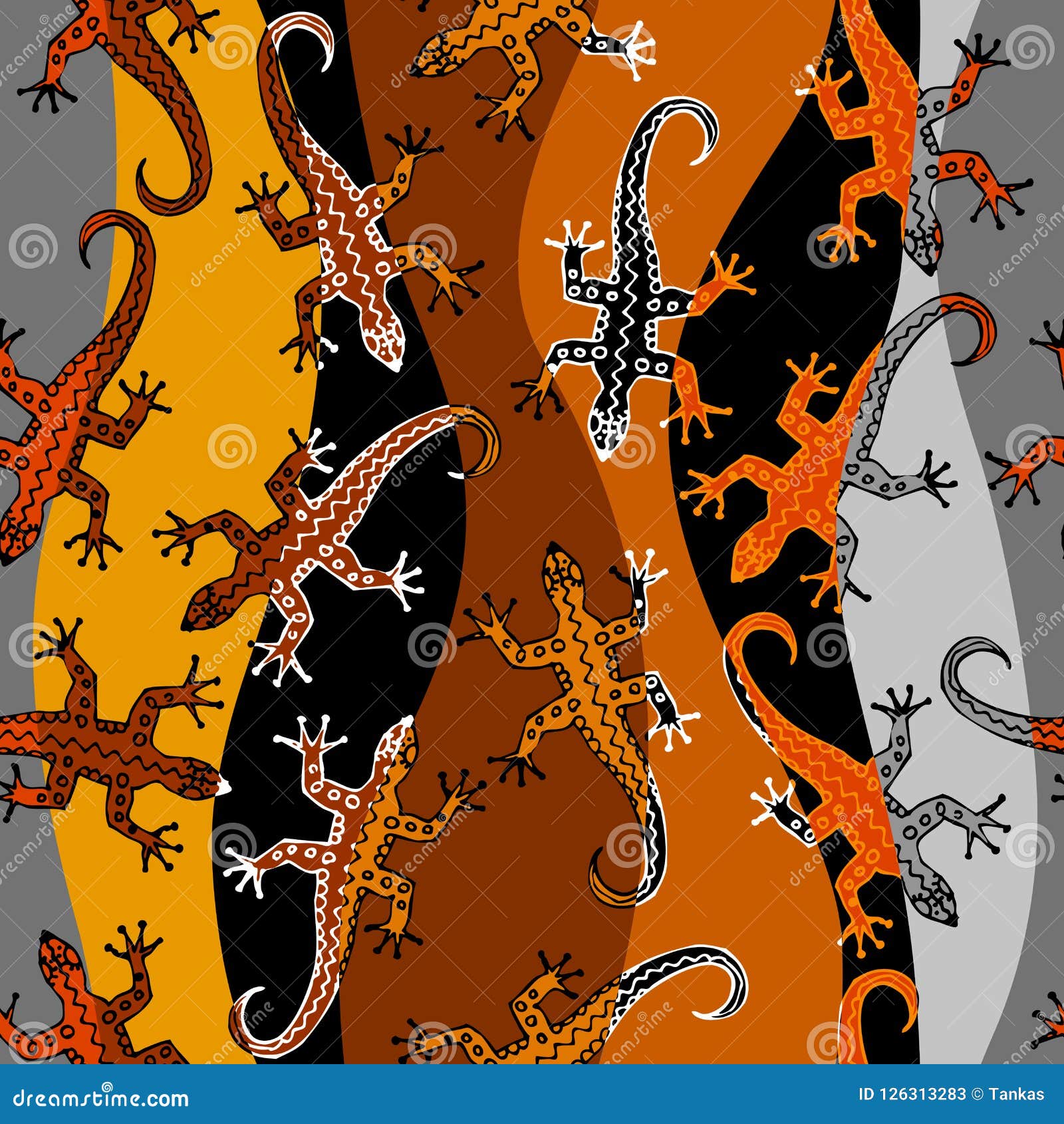 Lizards Grunge Wallpaper Royalty-Free Stock Photo | CartoonDealer.com ...