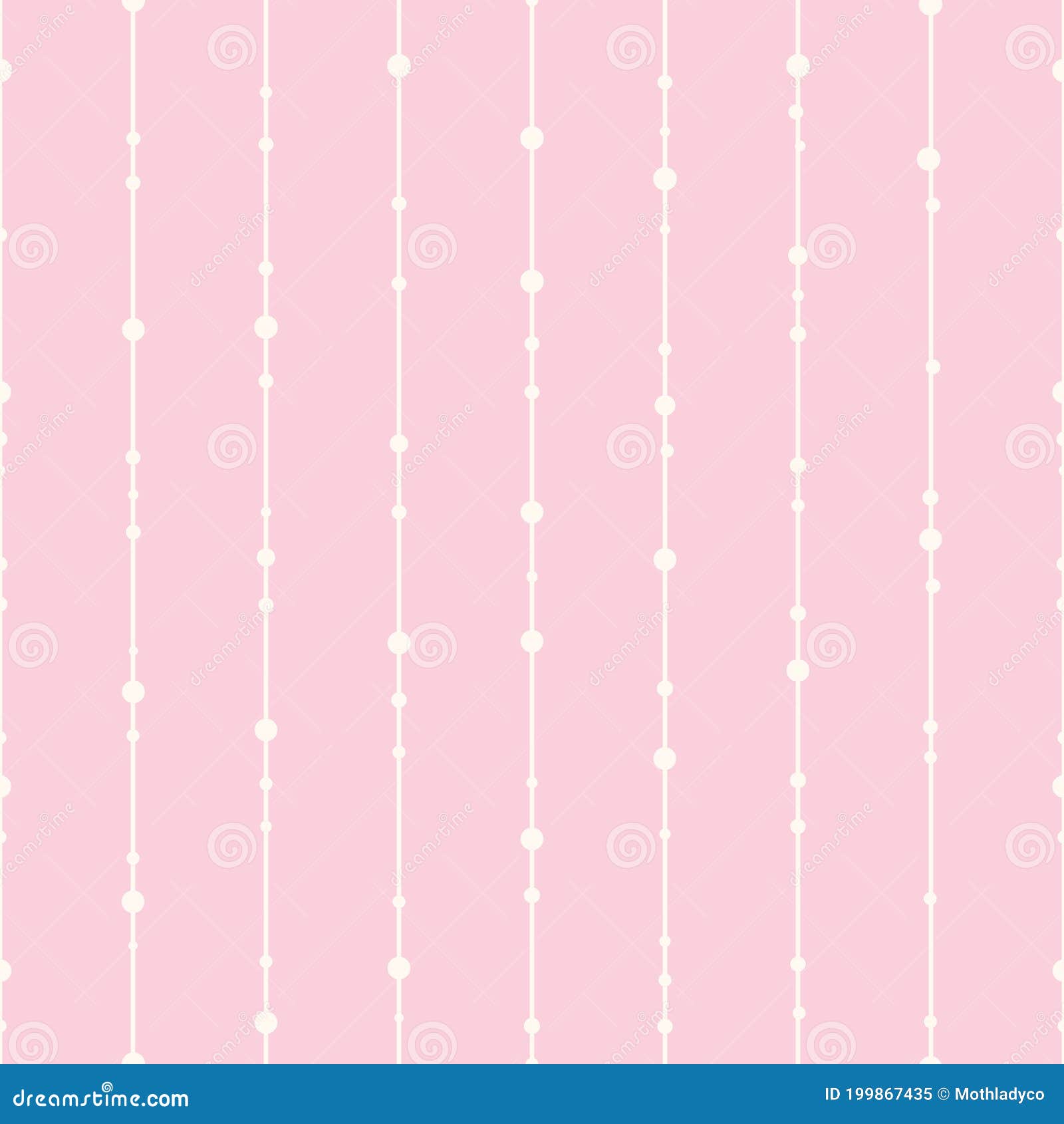 Seamless Vector Stripe Pastel Pink Pattern Background Stock Vector ...