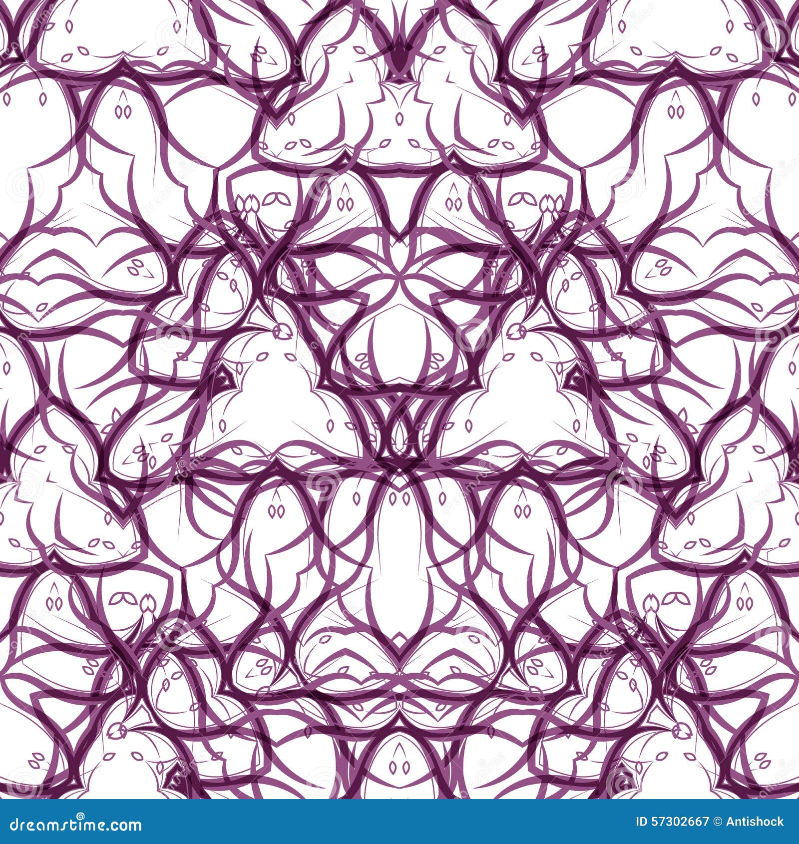 Seamless Vector Swirl Pattern. Modern Texture Stock Vector ...