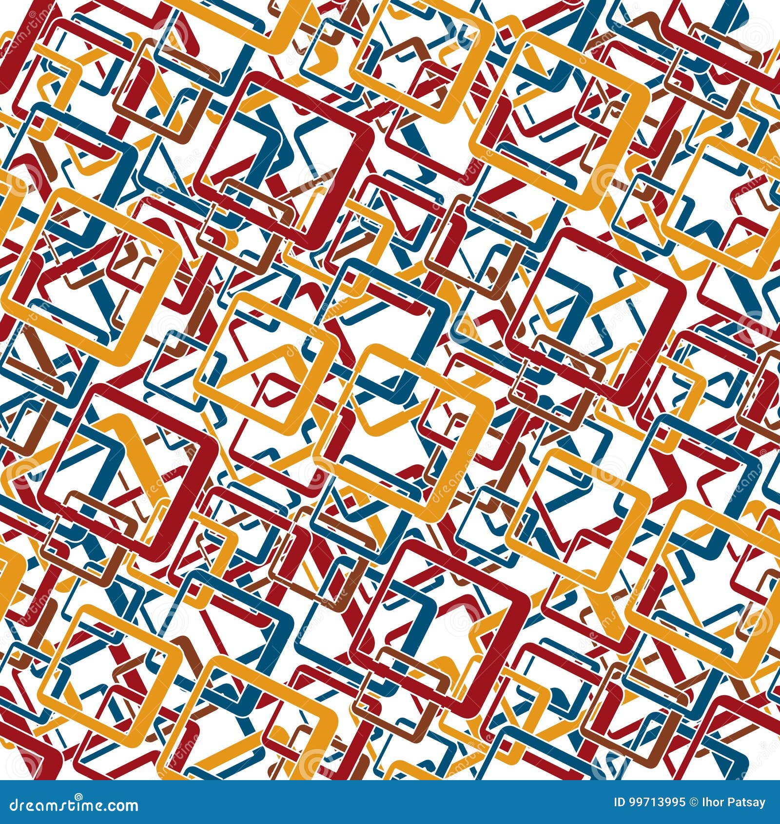 Seamless rectangle pattern stock vector. Illustration of square - 99713995