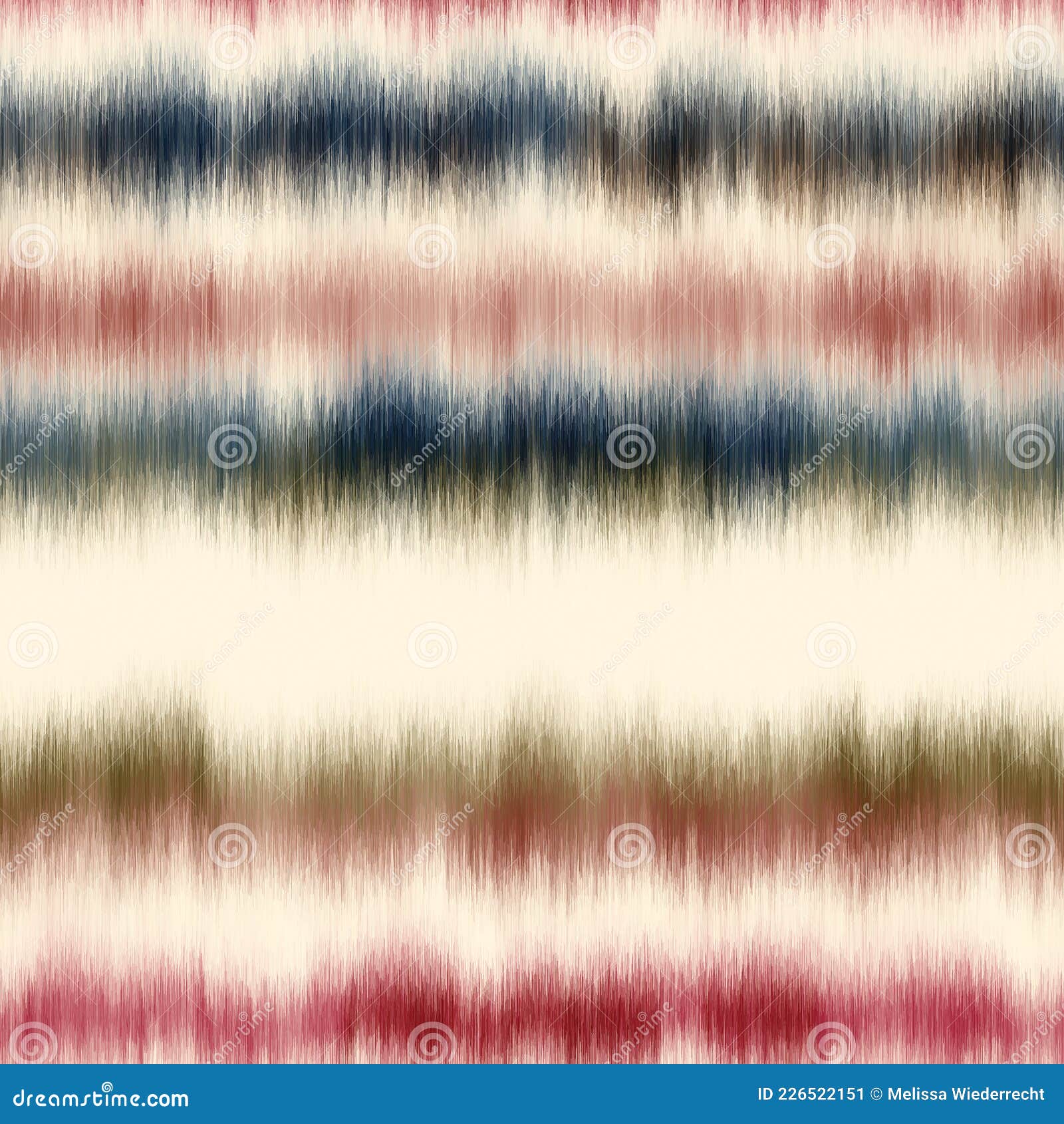 Seamless Vector Tie Dye Multicolor Bleeding Stripe Pattern for Surface ...