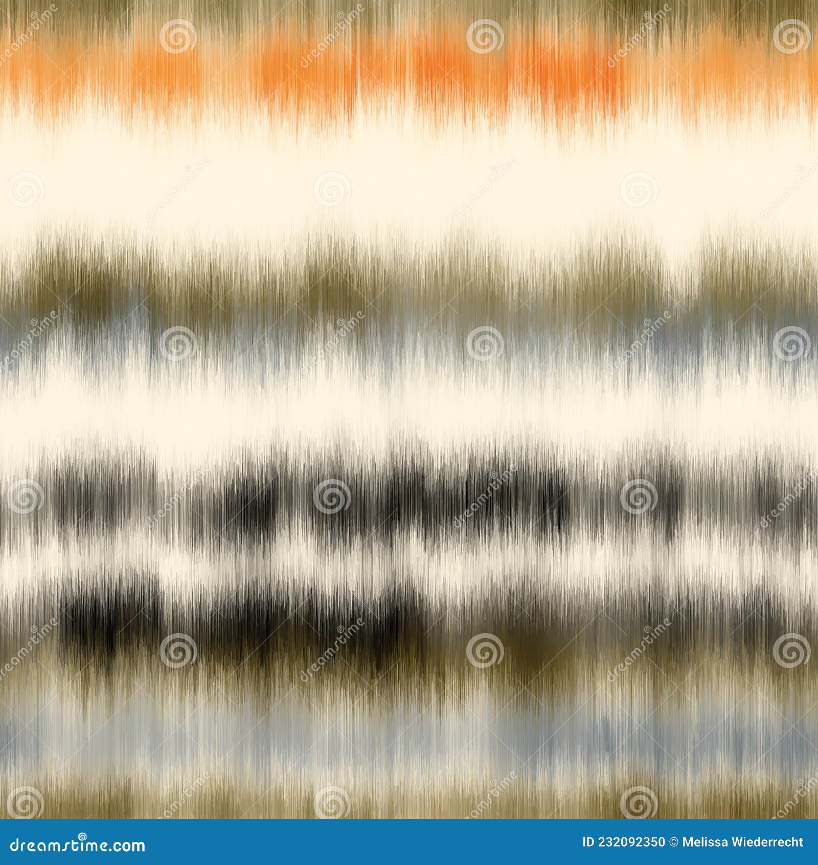 Seamless Vector Tie Dye Multicolor Bleeding Stripe Pattern for Surface ...