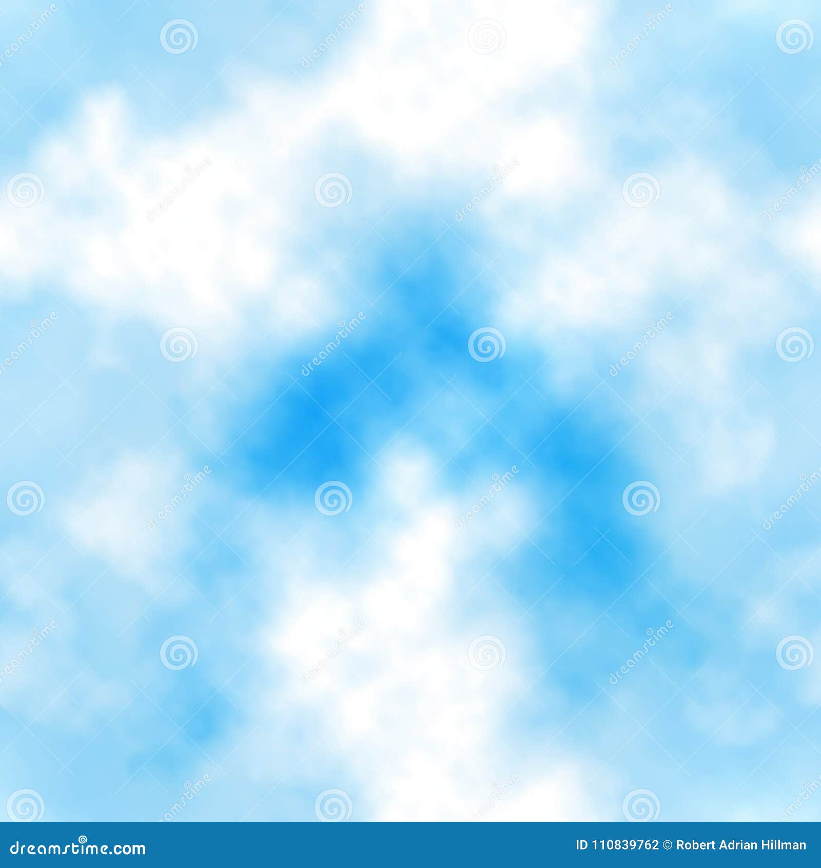 Blue Sky Clouds Seamless Tile Stock Vector - Illustration of backdrop ...