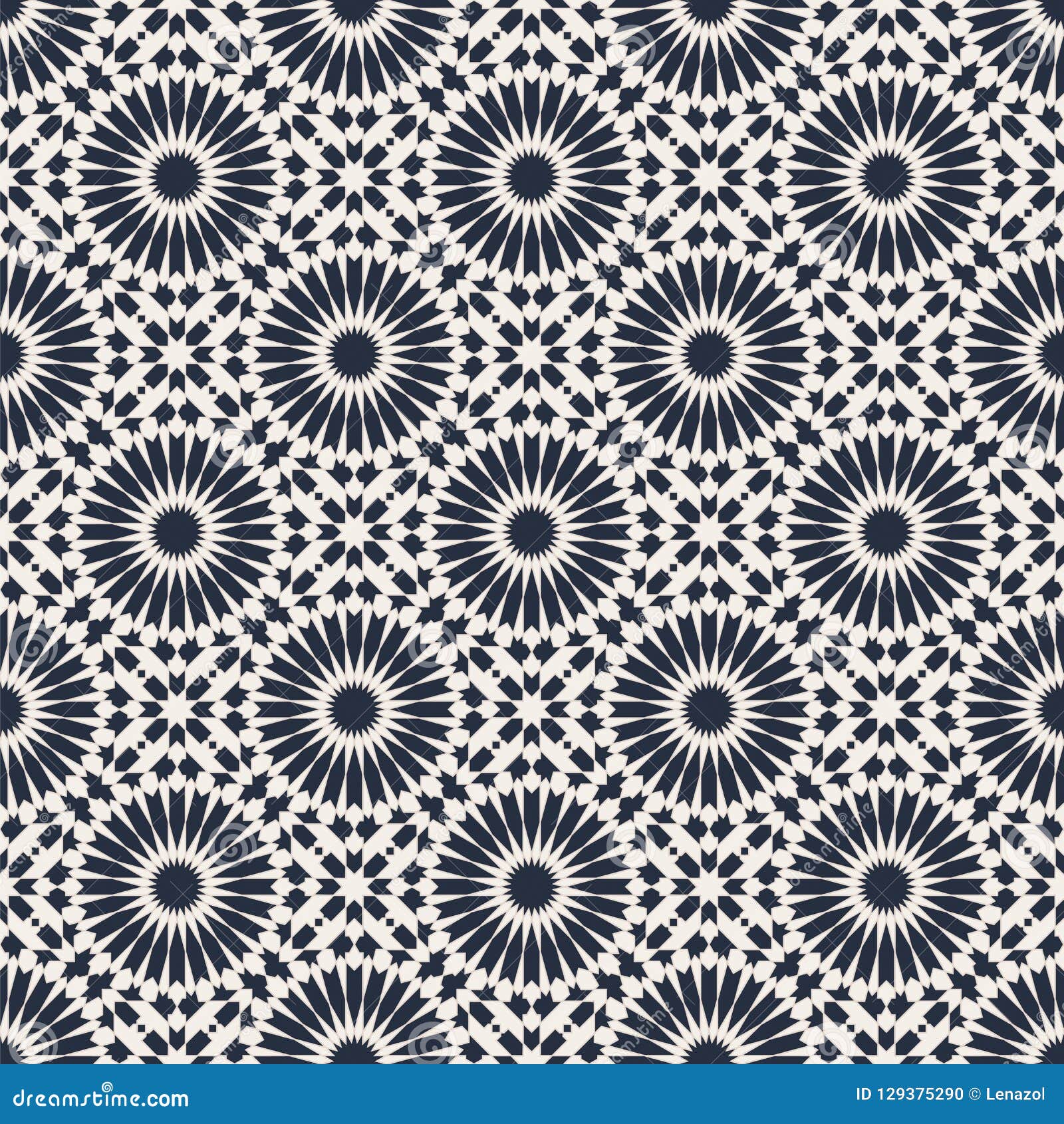 Seamless Vector Traditional Arabic Pattern. Design for Packaging ...