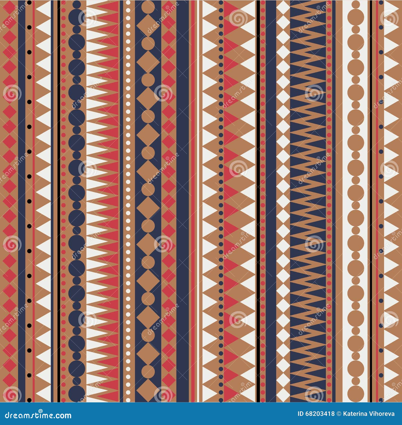 Seamless Vector Tribal Texture Pattern Stock Vector - Illustration of ...