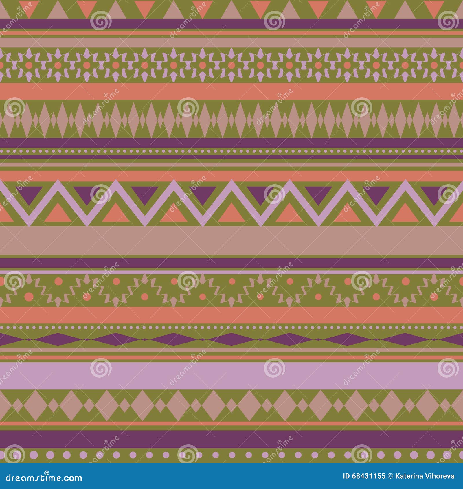 Seamless Vector Tribal Texture Pattern Stock Vector - Illustration of ...