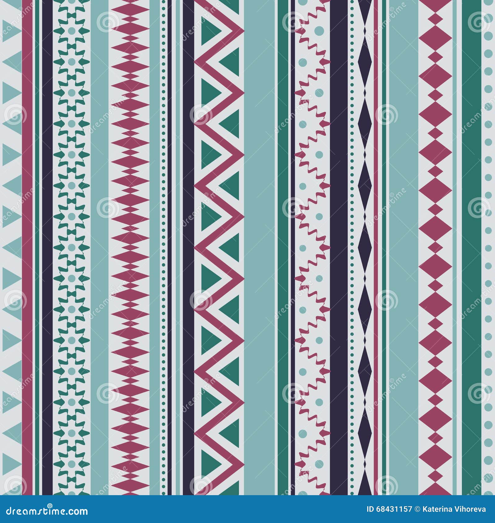 Seamless Vector Tribal Texture Pattern Stock Vector - Illustration of ...