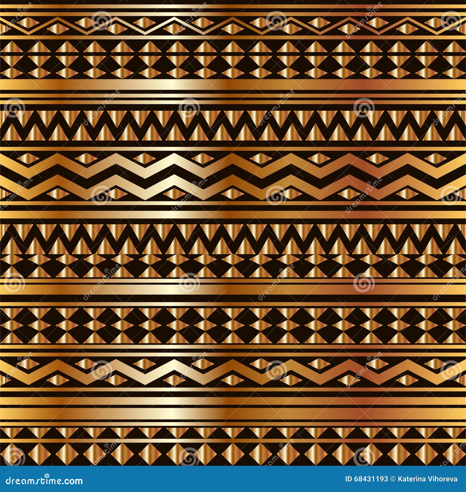 Seamless Vector Tribal Texture Pattern Stock Vector - Illustration of ...