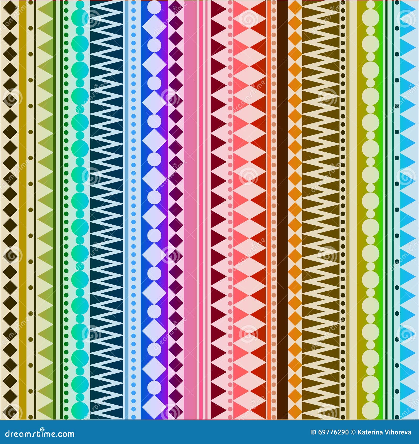 Seamless Vector Tribal Texture Pattern Stock Vector - Illustration of ...