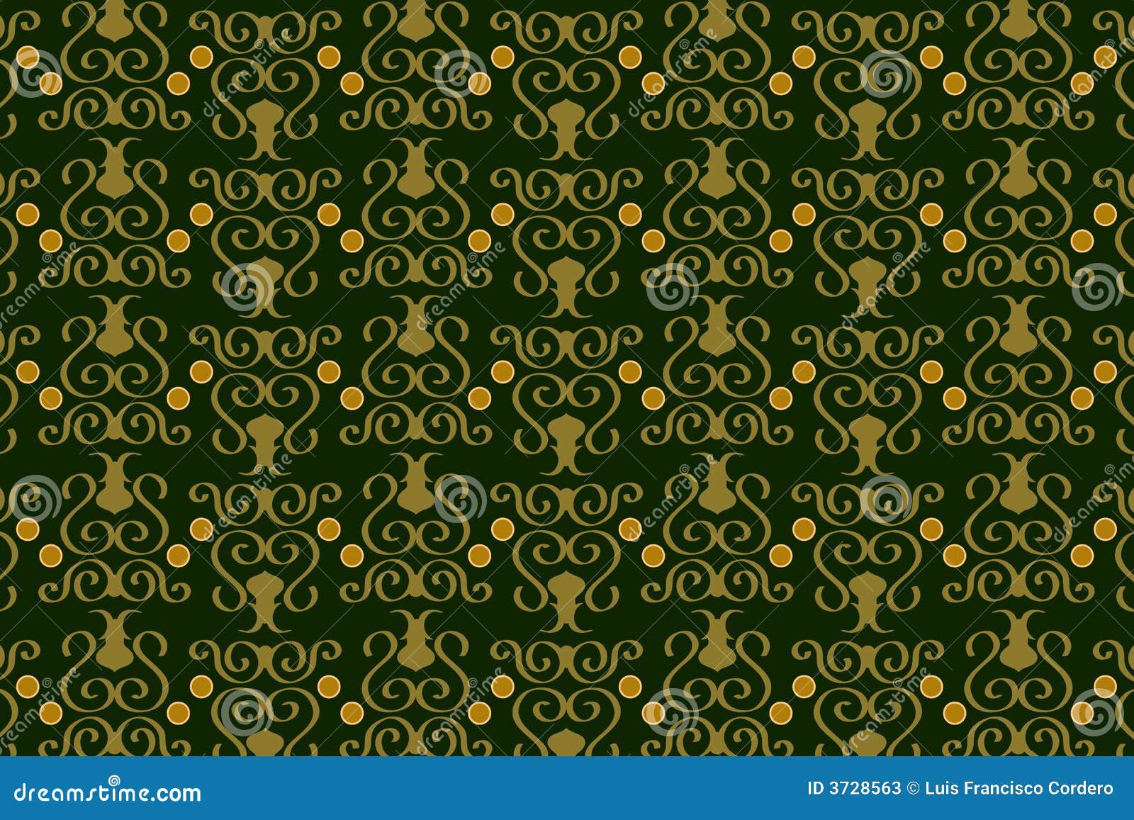 Seamless Vector Wallpaper 7 Stock Vector - Illustration of design ...