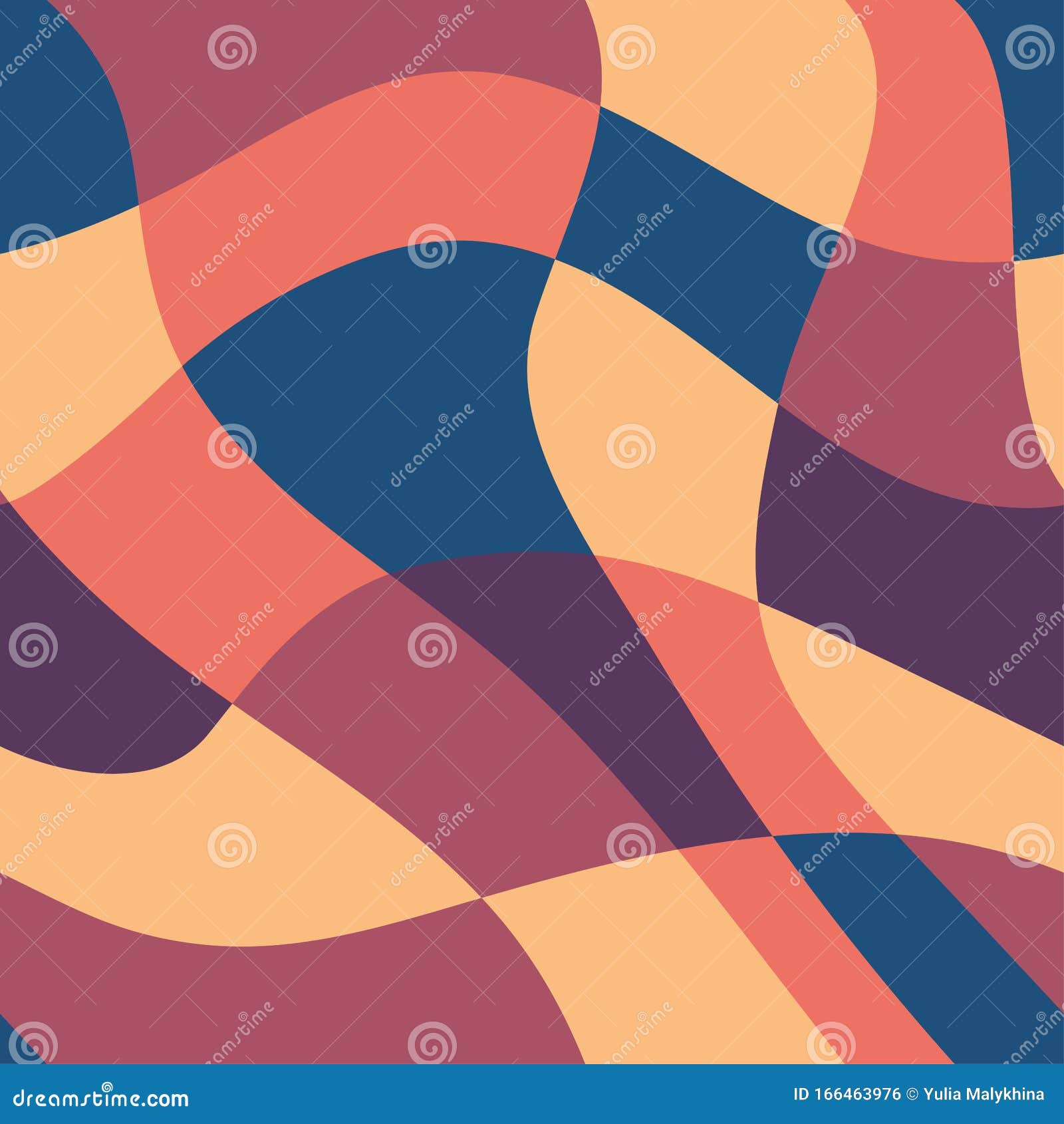 Seamless Vector Wallpaper Distorted Grid Stock Vector - Illustration of ...