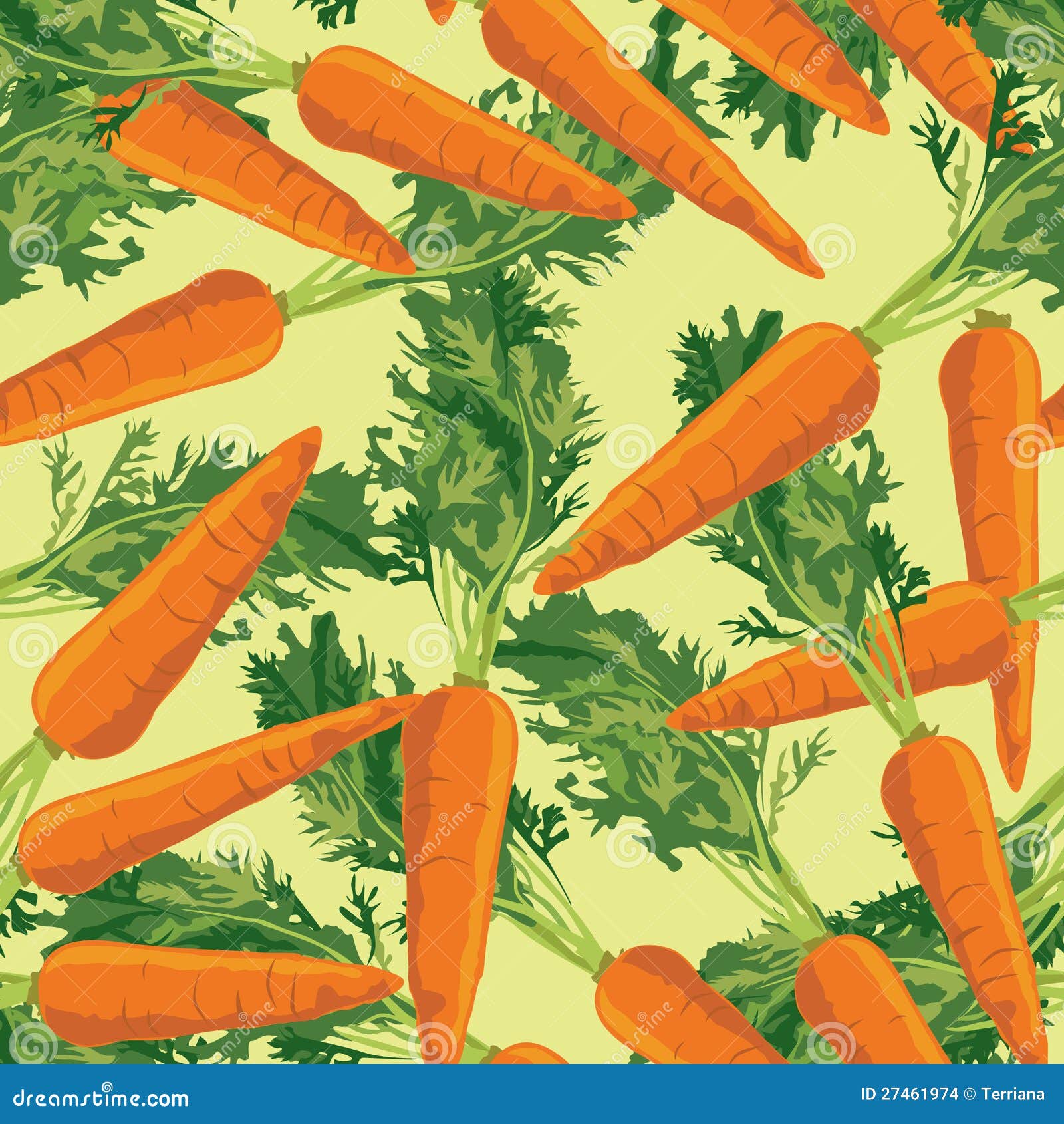 Seamless Vegetable Background Vector Illustration | CartoonDealer.com ...