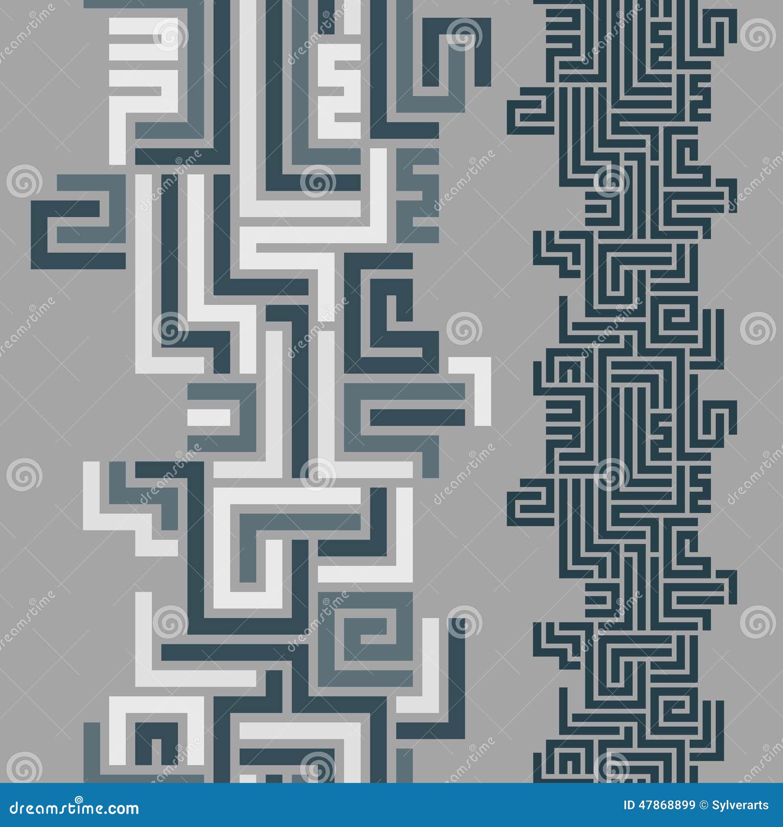 Seamless Vertical Background. Stock Vector - Illustration of endless ...