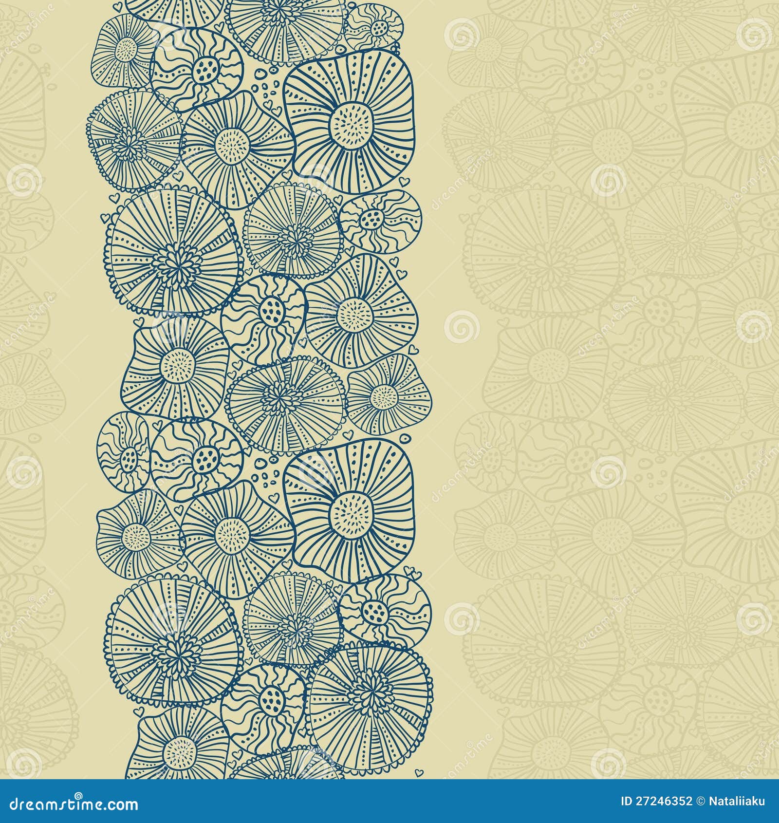 Vertical Pattern With Gold Coins In Different Angles. Vector ...