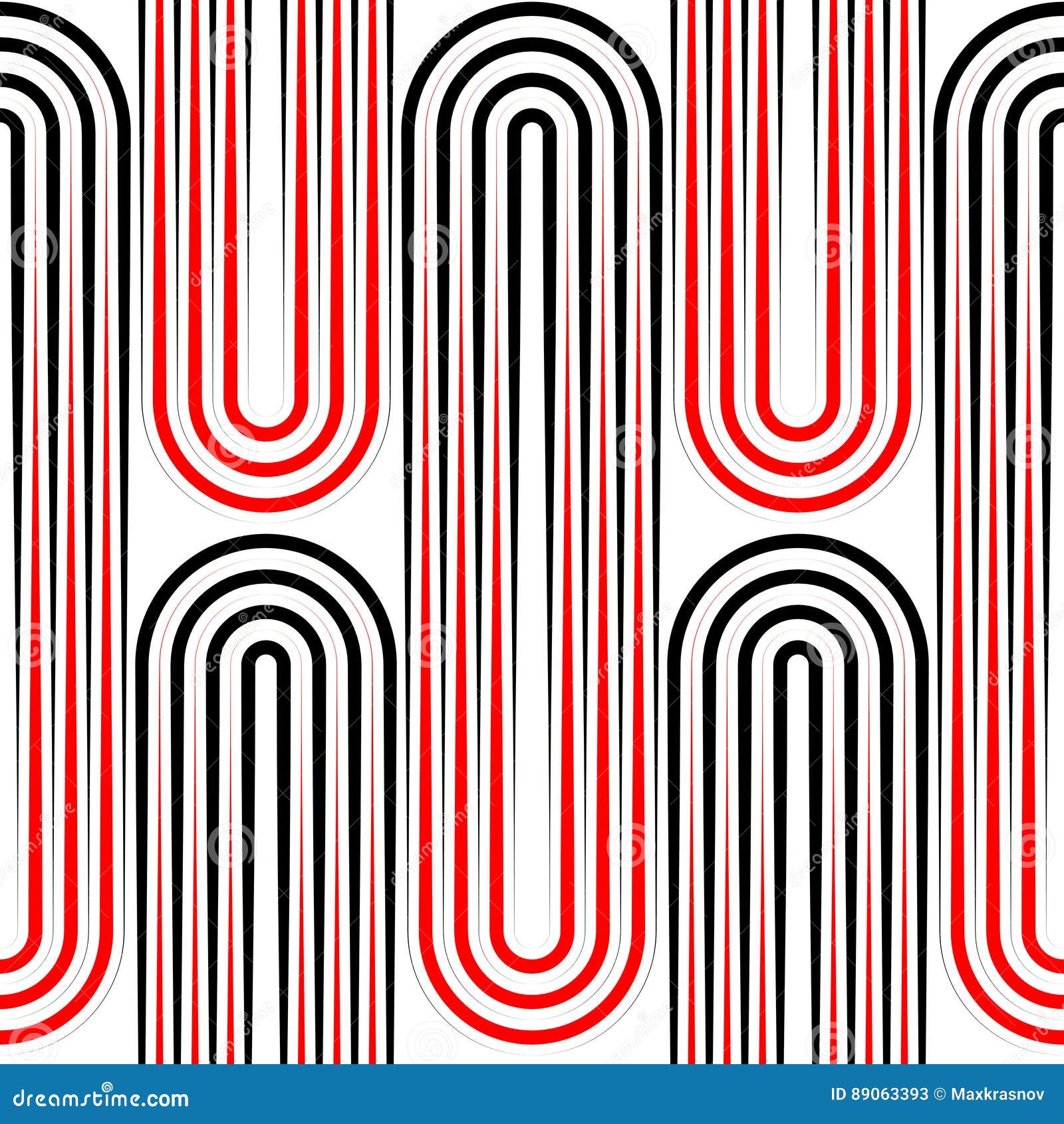 Seamless Vertical Stripe Pattern Stock Vector - Illustration of ...