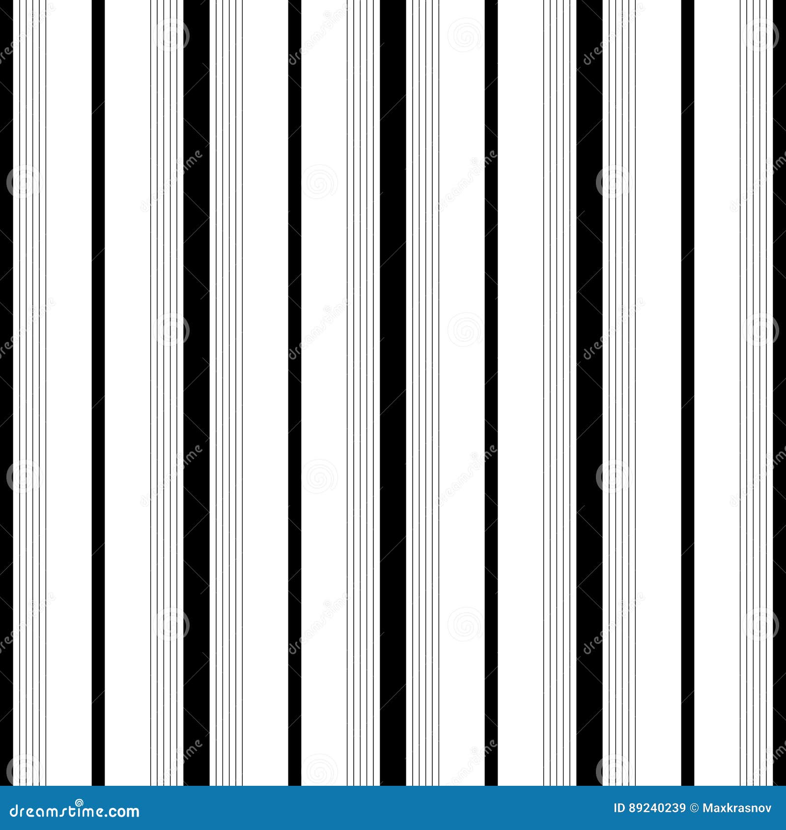 Seamless Vertical Stripe Pattern Stock Vector - Illustration of ...