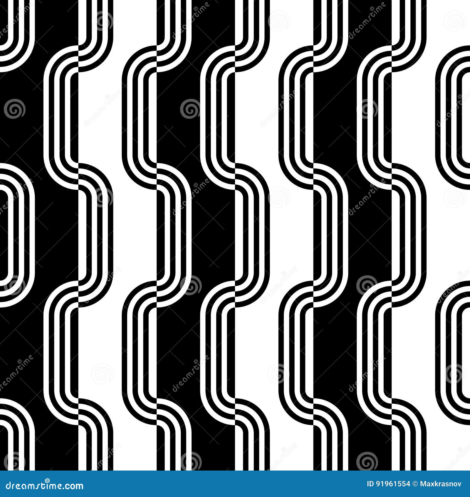 Seamless Vertical Stripe Pattern Stock Vector - Illustration of ...