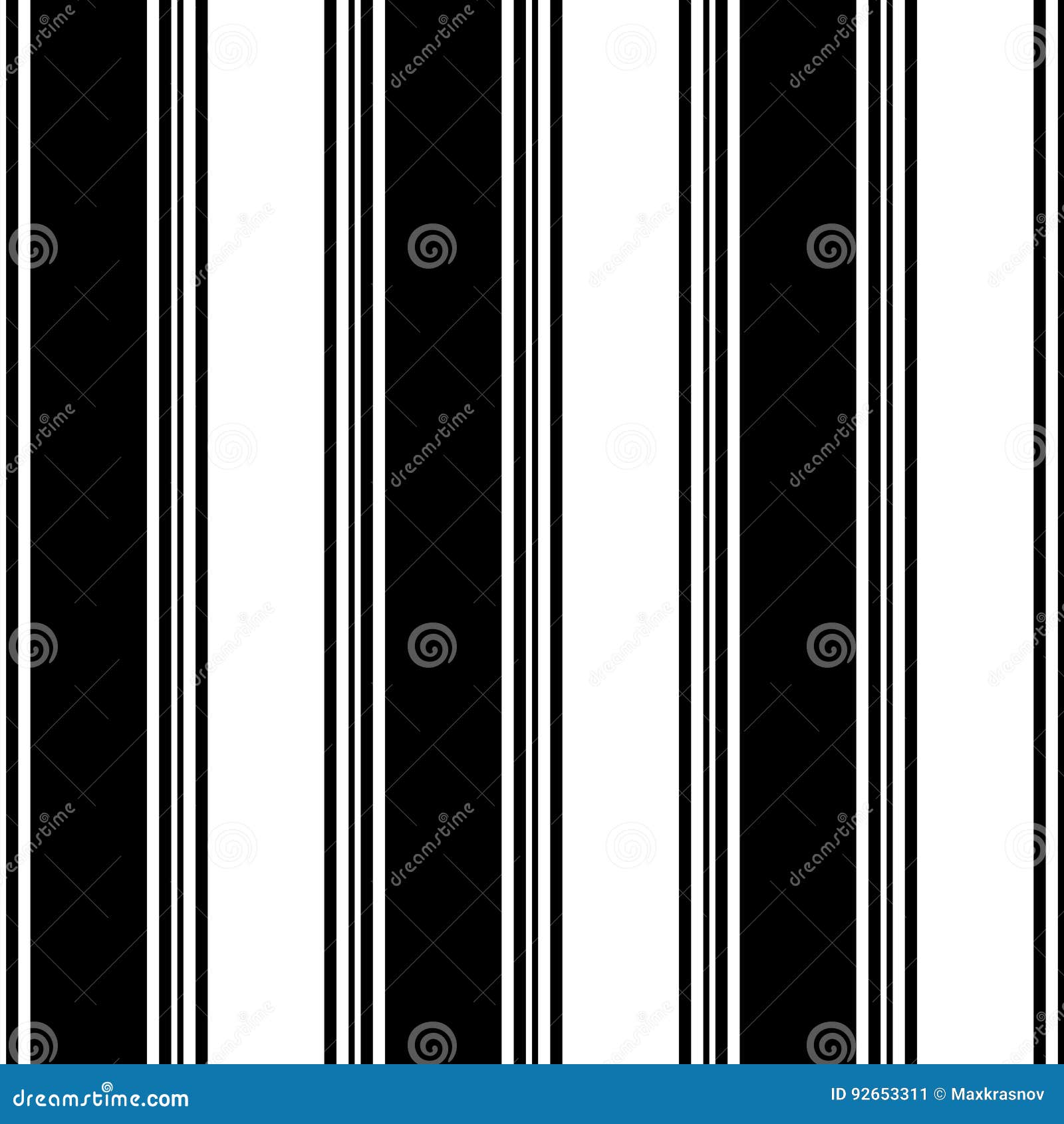 Seamless Vertical Stripe Pattern Stock Vector - Illustration of fabric ...