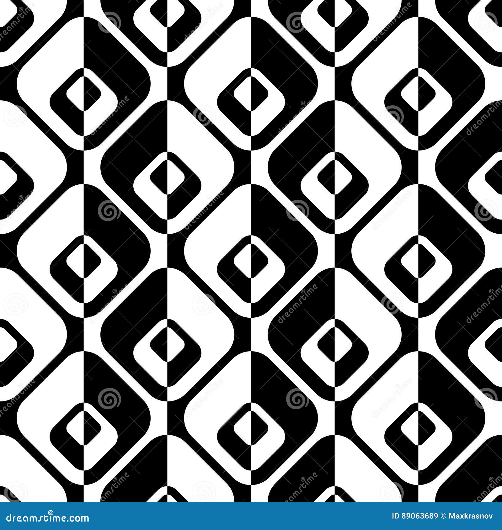 Seamless Vertical Stripe and Rhombus Pattern Stock Vector ...